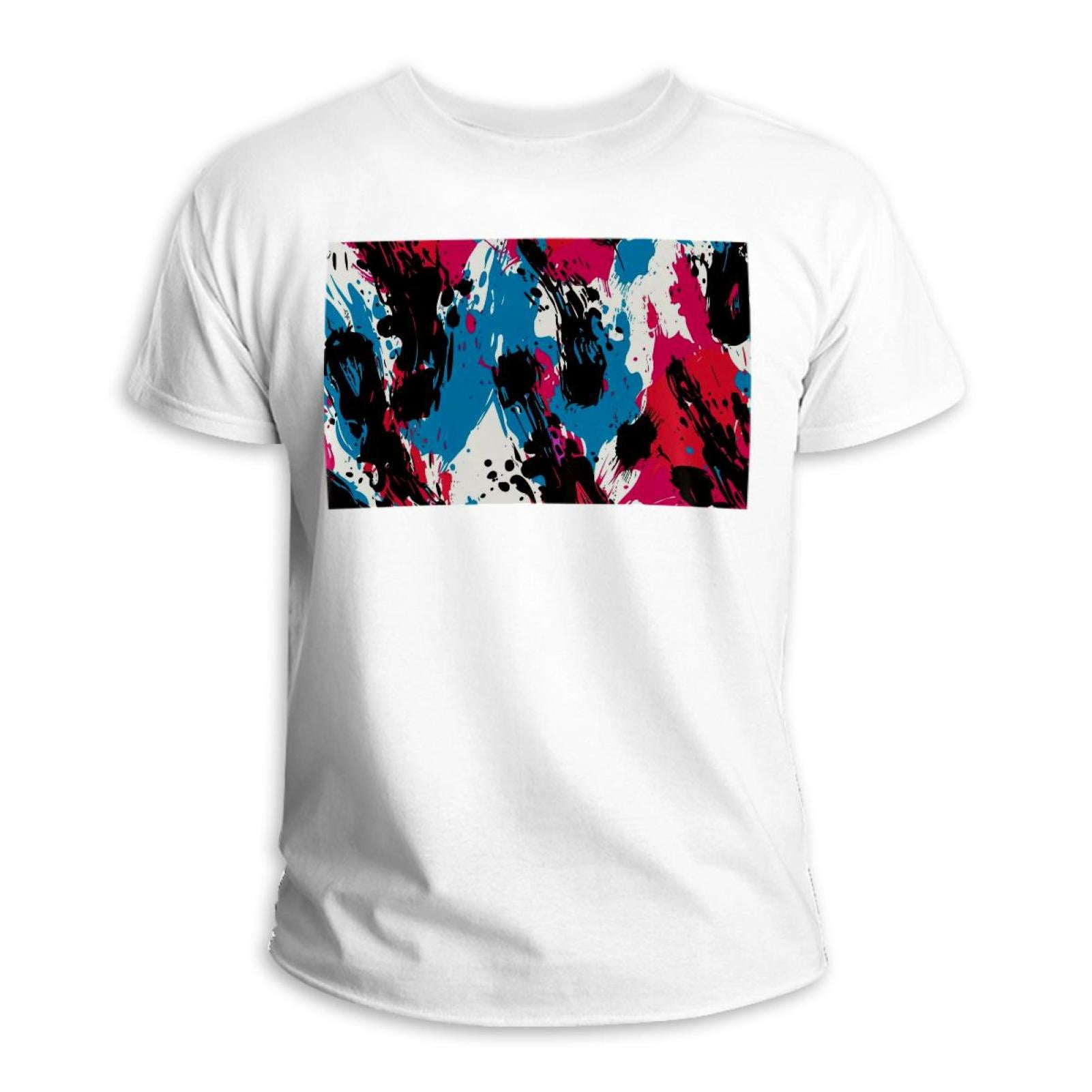 Paw Prints Classic White 100% Cotton T-Shirt for Men and Women ...