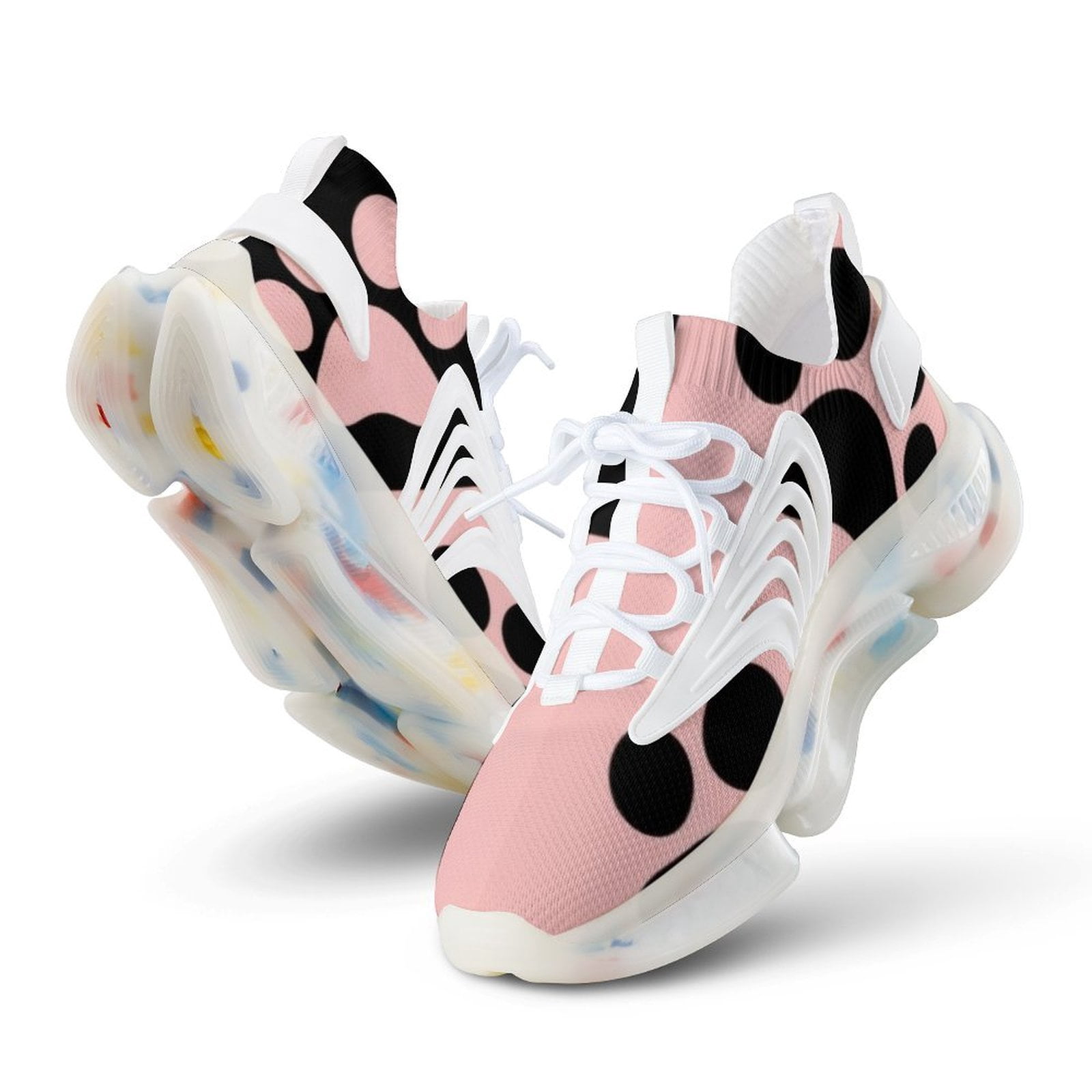 Paw Prints in Quadrants Walking Shoes for Men Woman Lightweight Tennis ...
