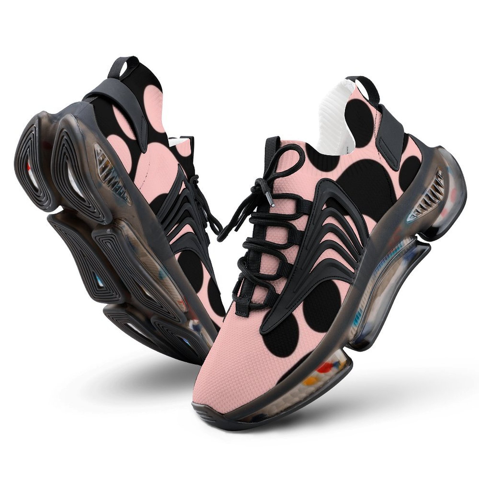 Paw Prints in Quadrants Walking Shoes for Men Woman Lightweight Tennis ...