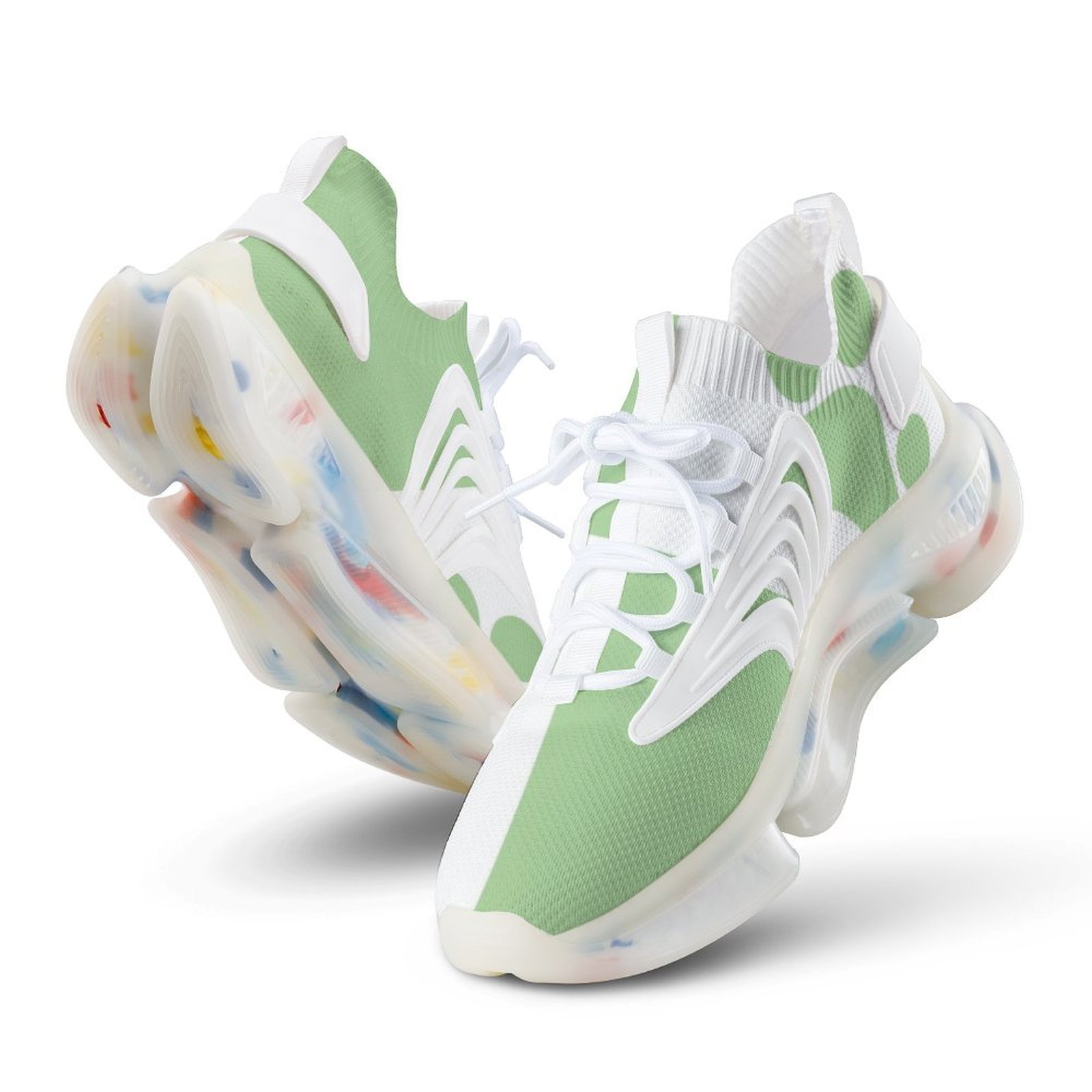 Paw Prints on Squares Walking Shoes for Men Woman Lightweight Tennis ...