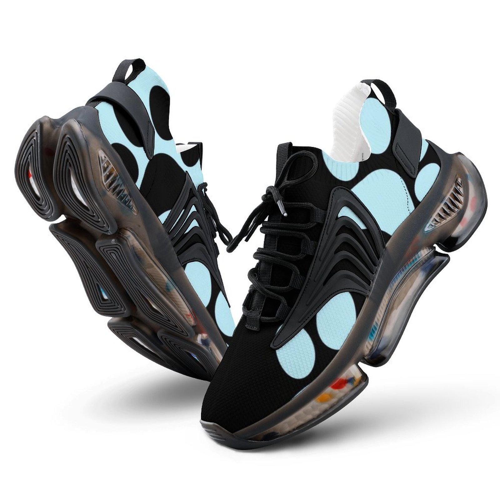 Paw Prints on Tiles Walking Shoes for Men Woman Lightweight Tennis ...