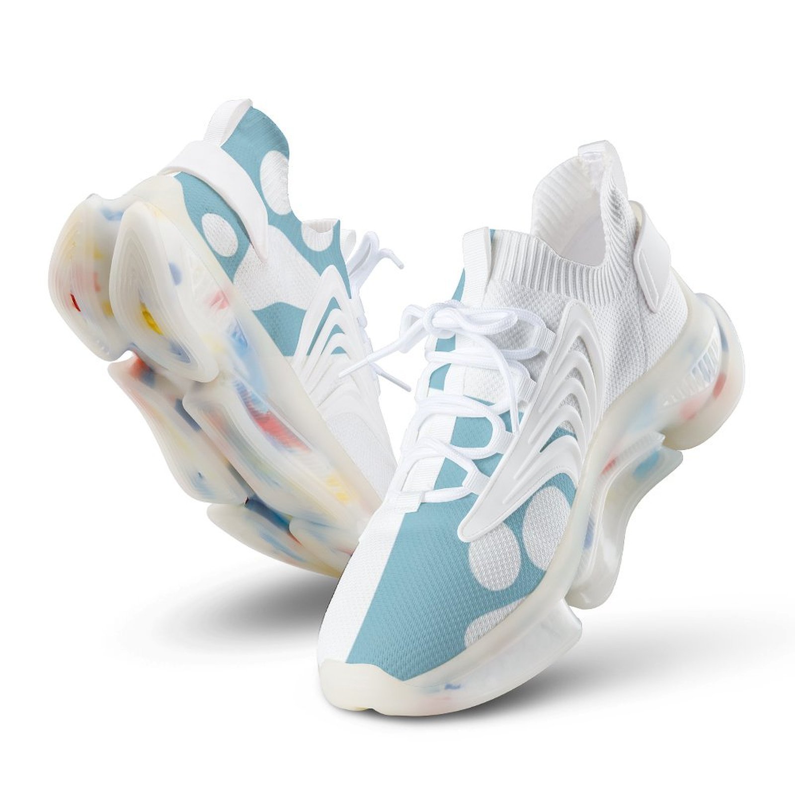 Paw Prints on Tiles Walking Shoes for Men Woman Lightweight Tennis ...