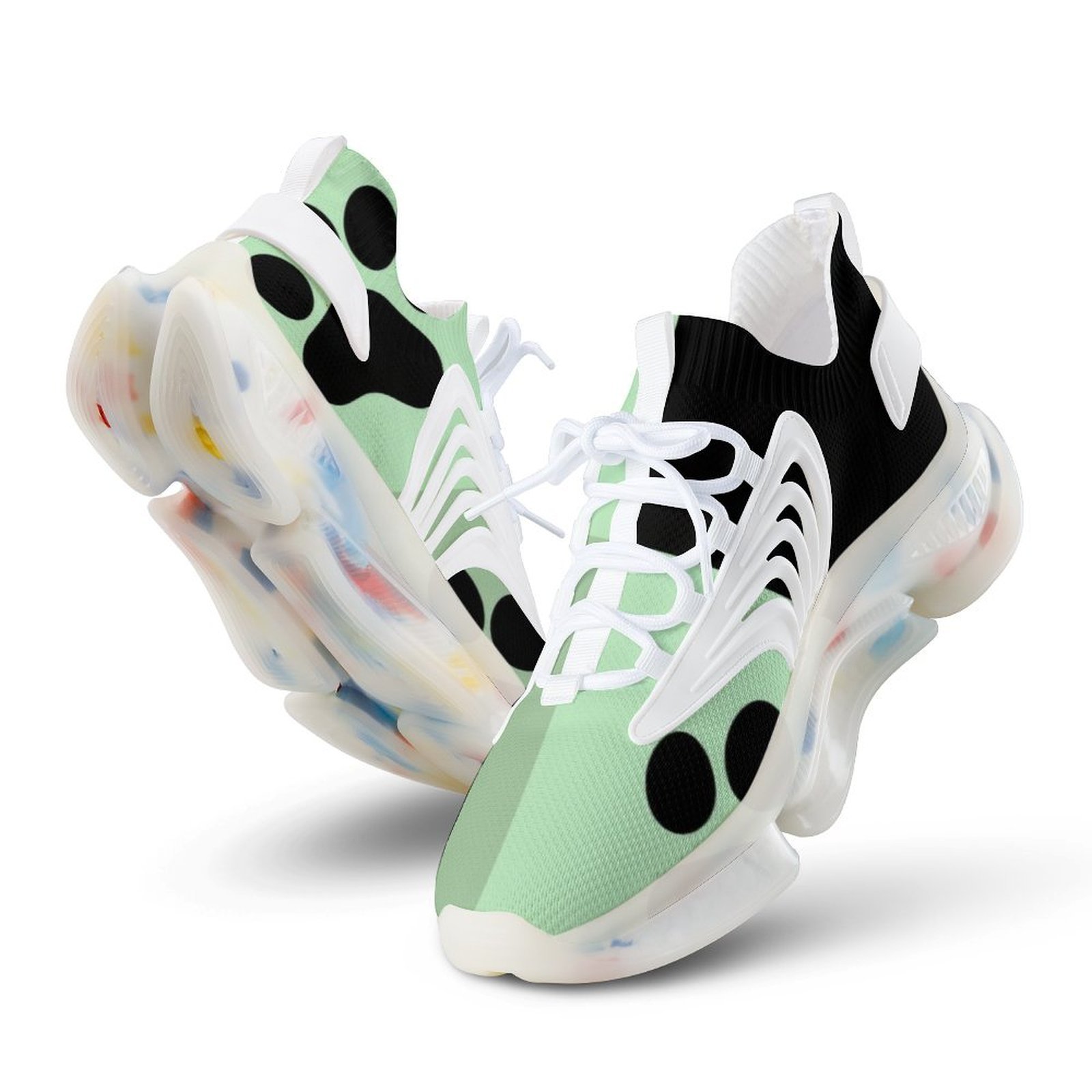 Paw Prints on Tiles Walking Shoes for Men Woman Lightweight Tennis ...