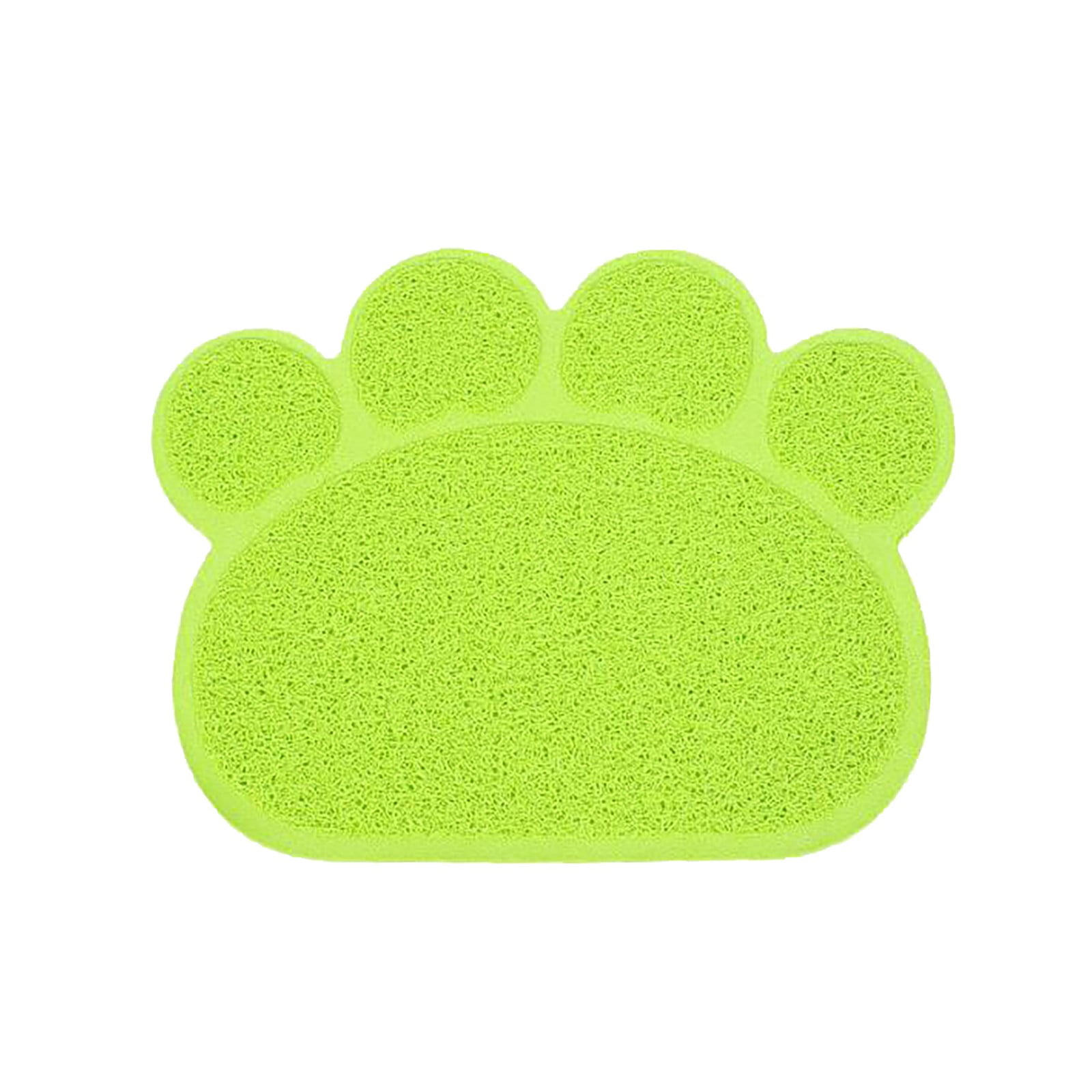 Paw-Shaped Cat Litter Box Mat, Kitty Scatter Control Rug, 15.74x14.17 ...