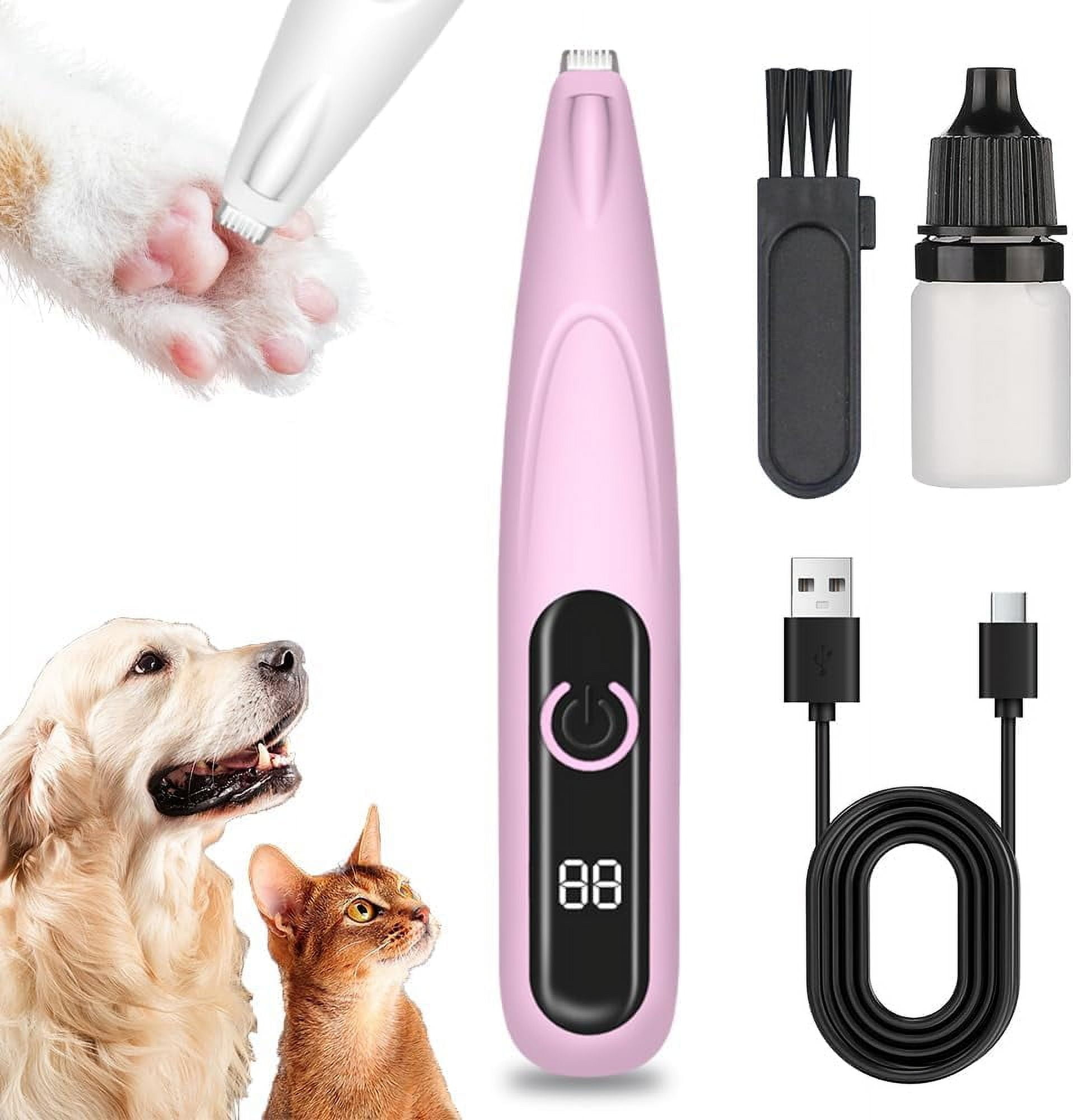 Paw Trimmer 2025 New Micro Hair Clippers for Dog, Rechargeable Low ...