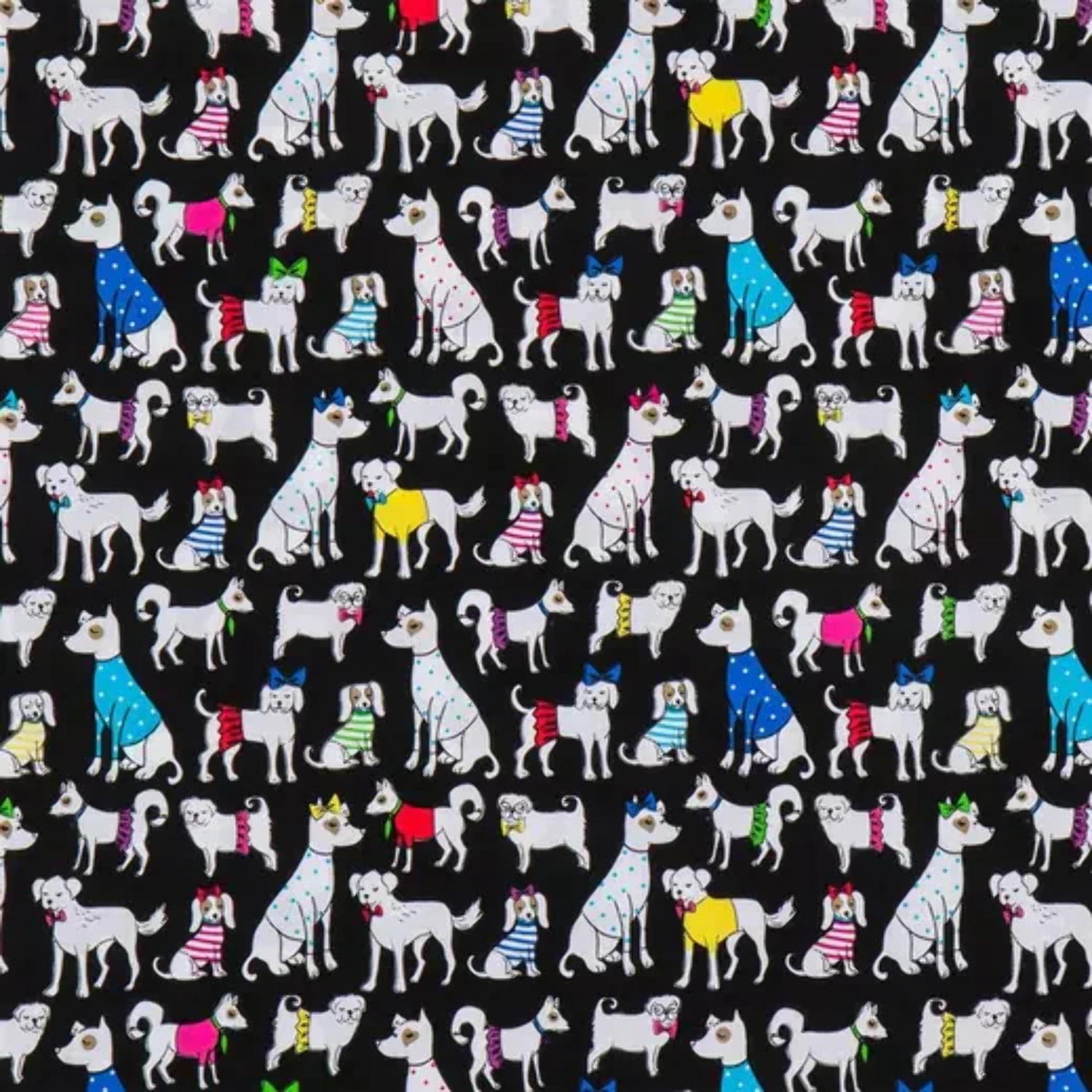 Paw-Ty Time Cotton Calico Fabric - Walmart.com