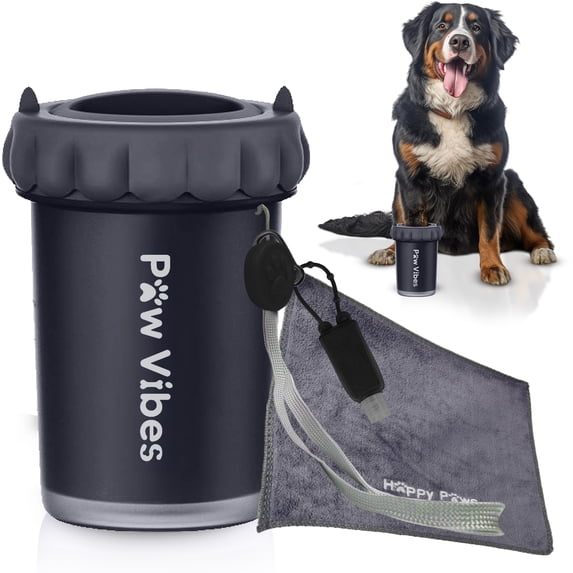 Paw Vibes Portable Dog Paw Cleaner for Medium & Large Dogs – Pet Paw ...