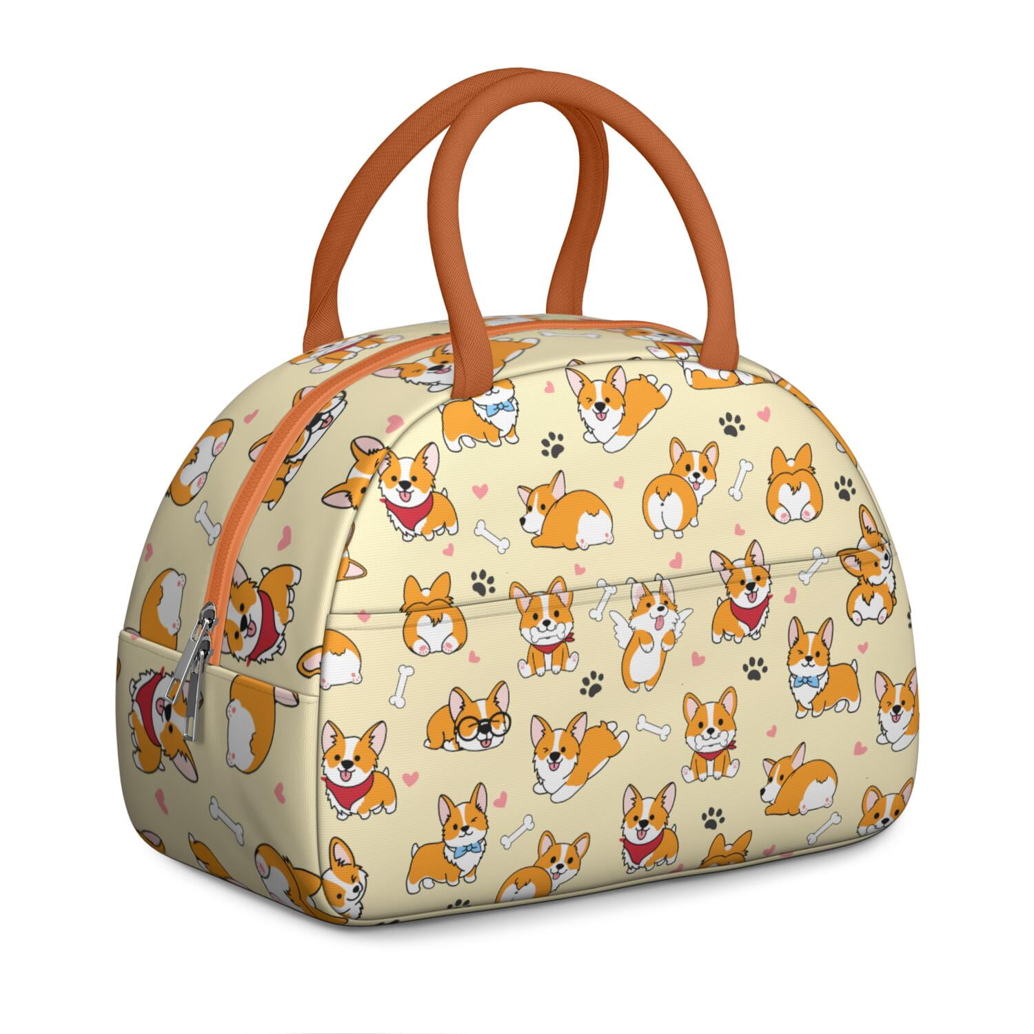 Paw and Bone Lunch Bag – Furry Dog Design with Vintage Feel - Walmart.com