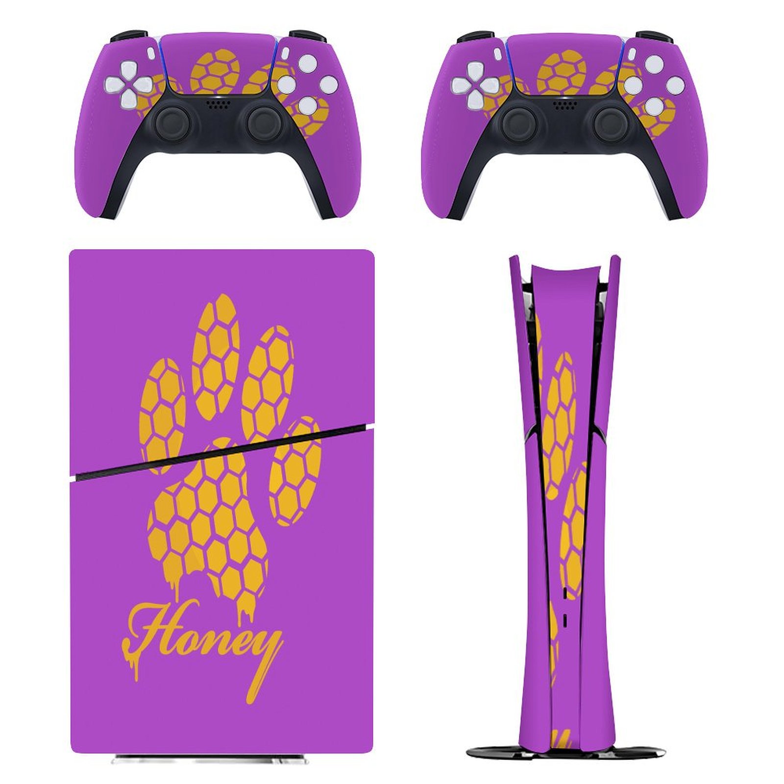 Paw,honey PS5/PS5 Slim Digital Disc Skin Sticker For Console And Controller Skins - Walmart.com