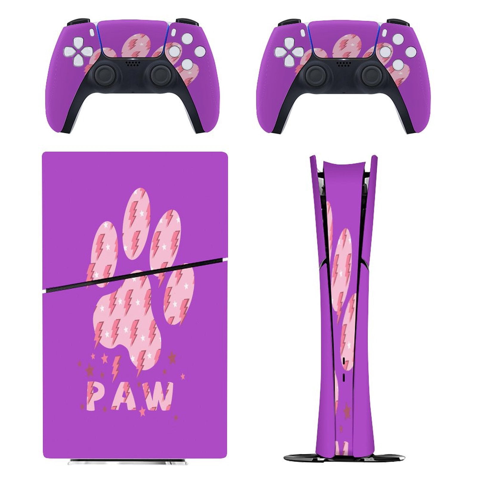 Paw,lightning PS5/PS5 Slim Digital Disc Skin Sticker For Console And ...