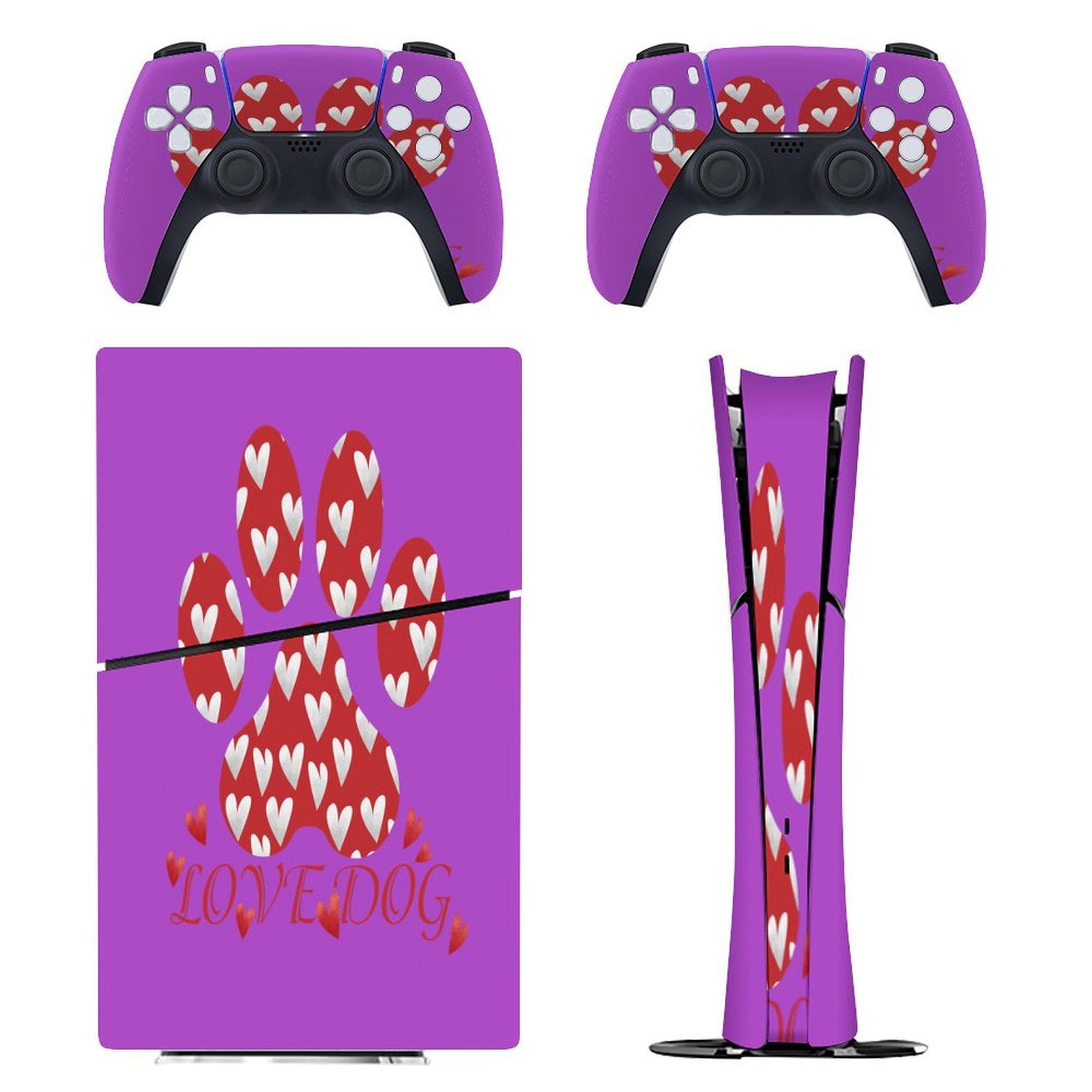 Paw,love PS5/PS5 Slim Digital Disc Skin Sticker For Console And Controller Skins - Walmart.com