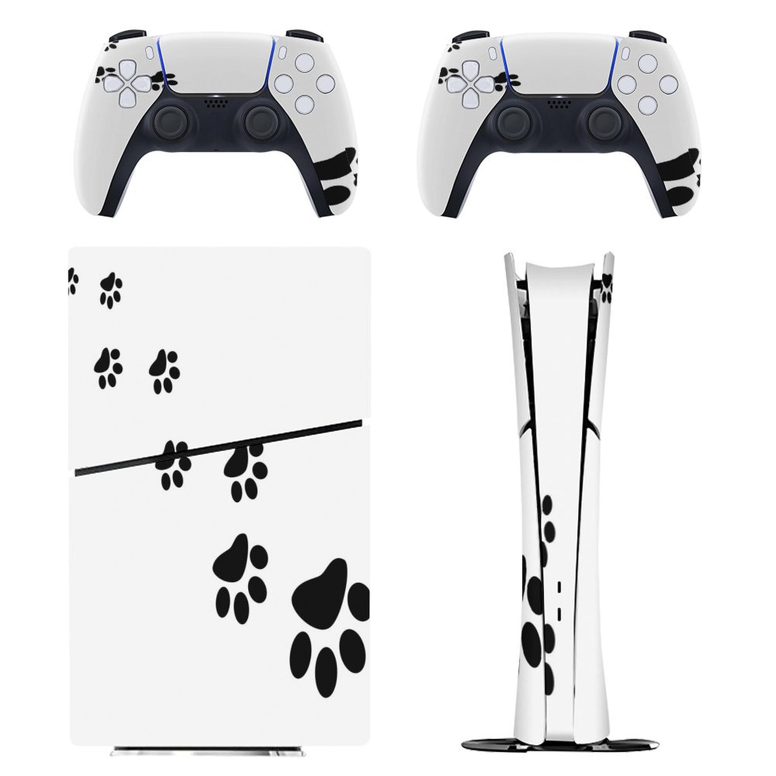 Paw ，pet，print PS5/PS5 Slim Digital Disc Skin Sticker For Console And ...