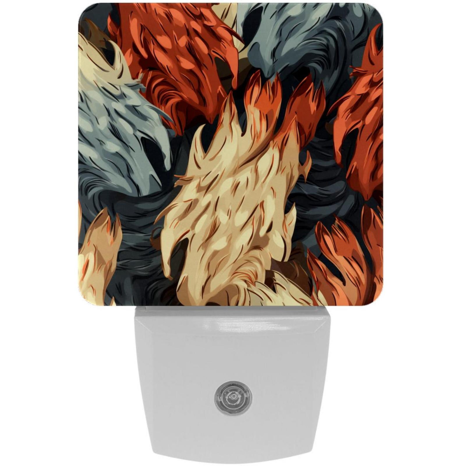 Paw prints LED Square Night Light - Compact and Energy Efficient ...
