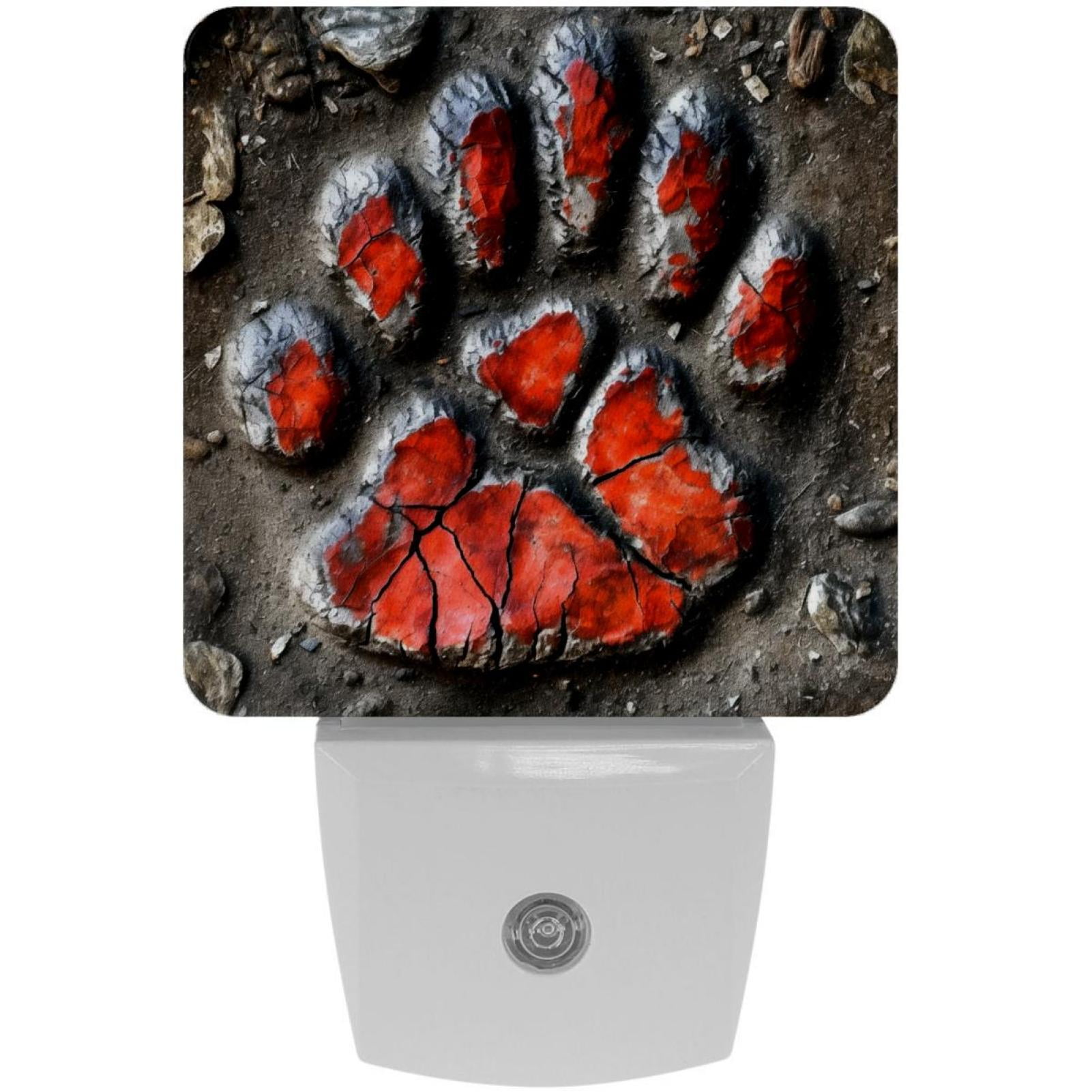 Paw prints LED Square Night Lights - Energy Efficient & Elegant ...