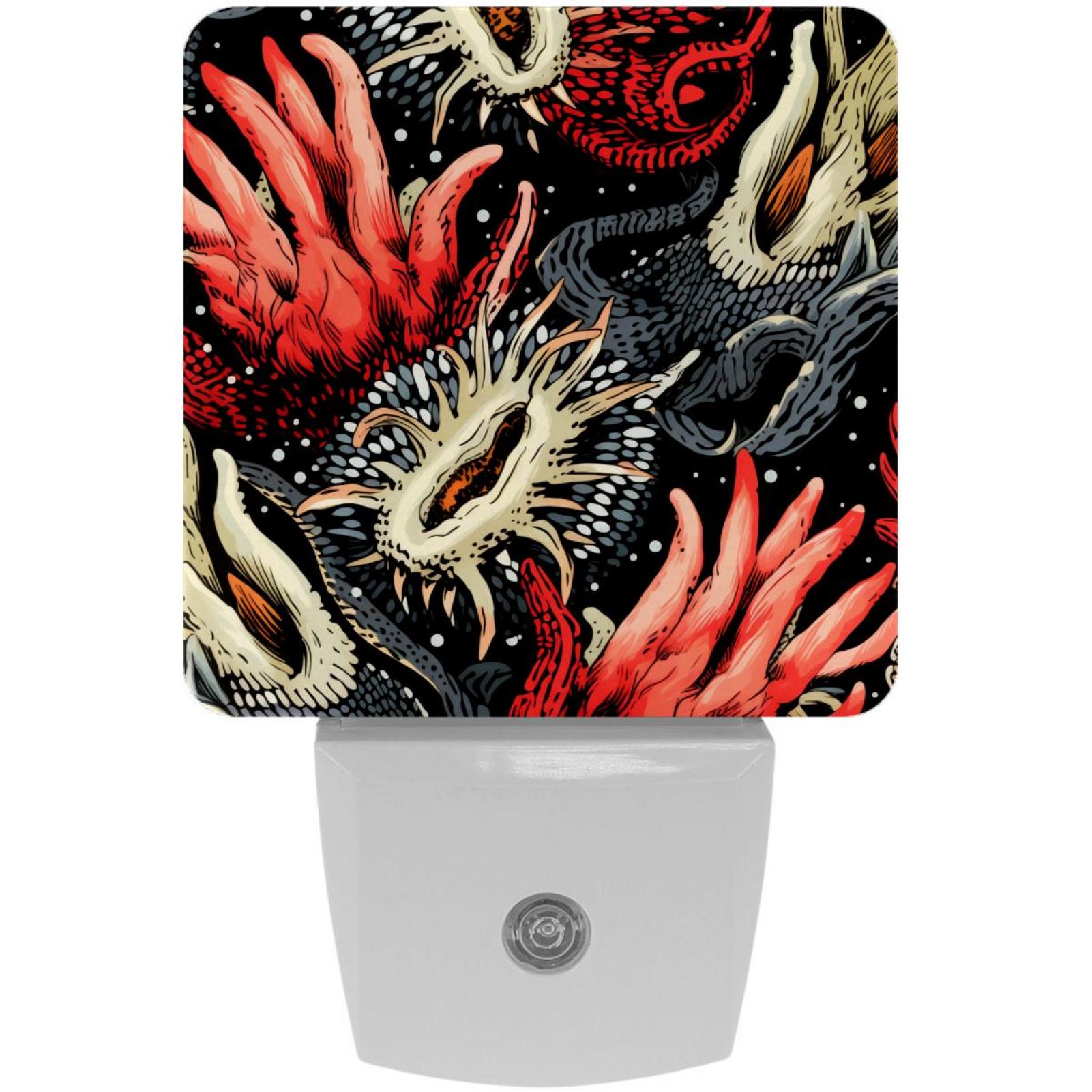 Paw prints LED Square Night Lights - Energy Efficient and Sleek Design ...