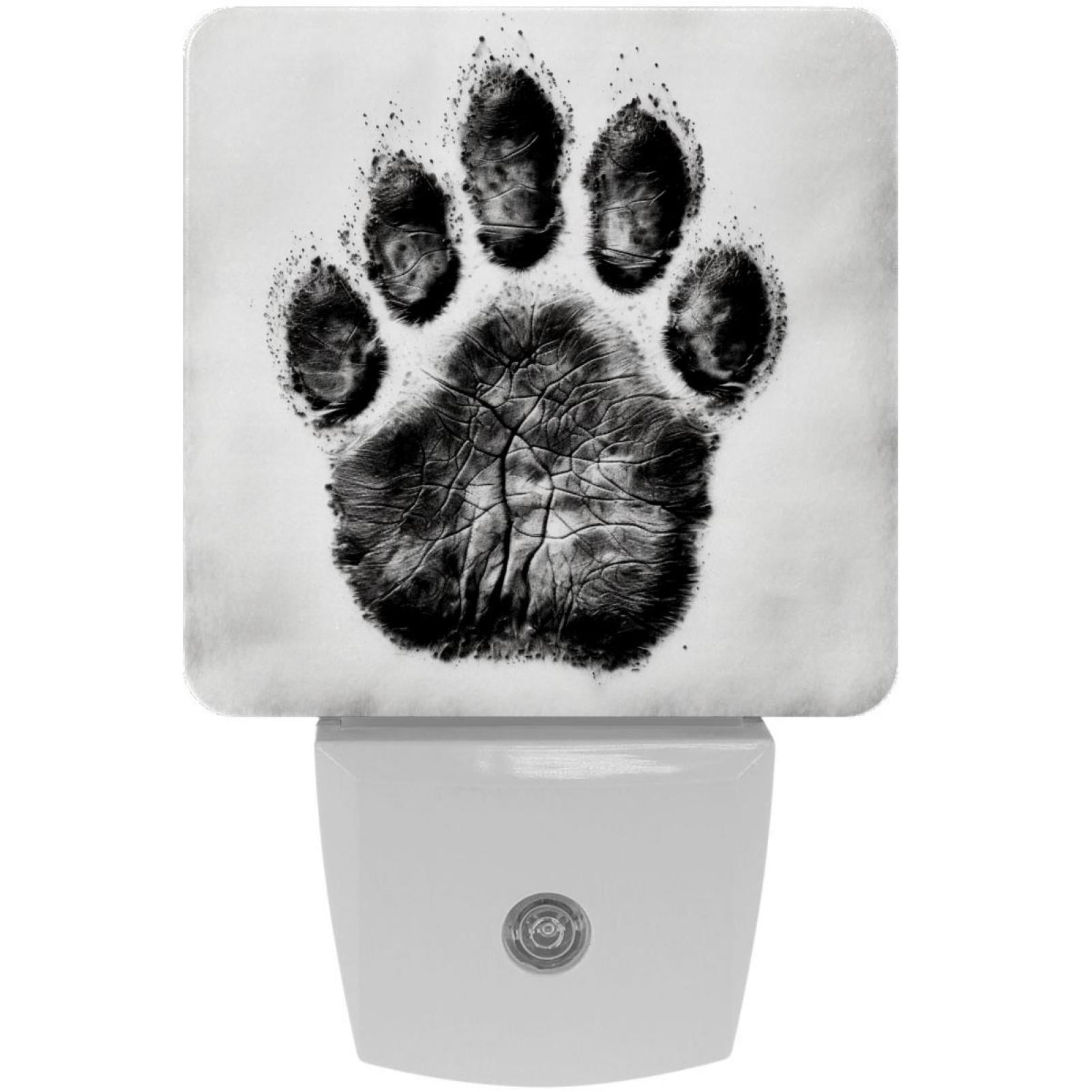 Paw prints LED Square Night Lights - Stylish and Energy-Efficient ...