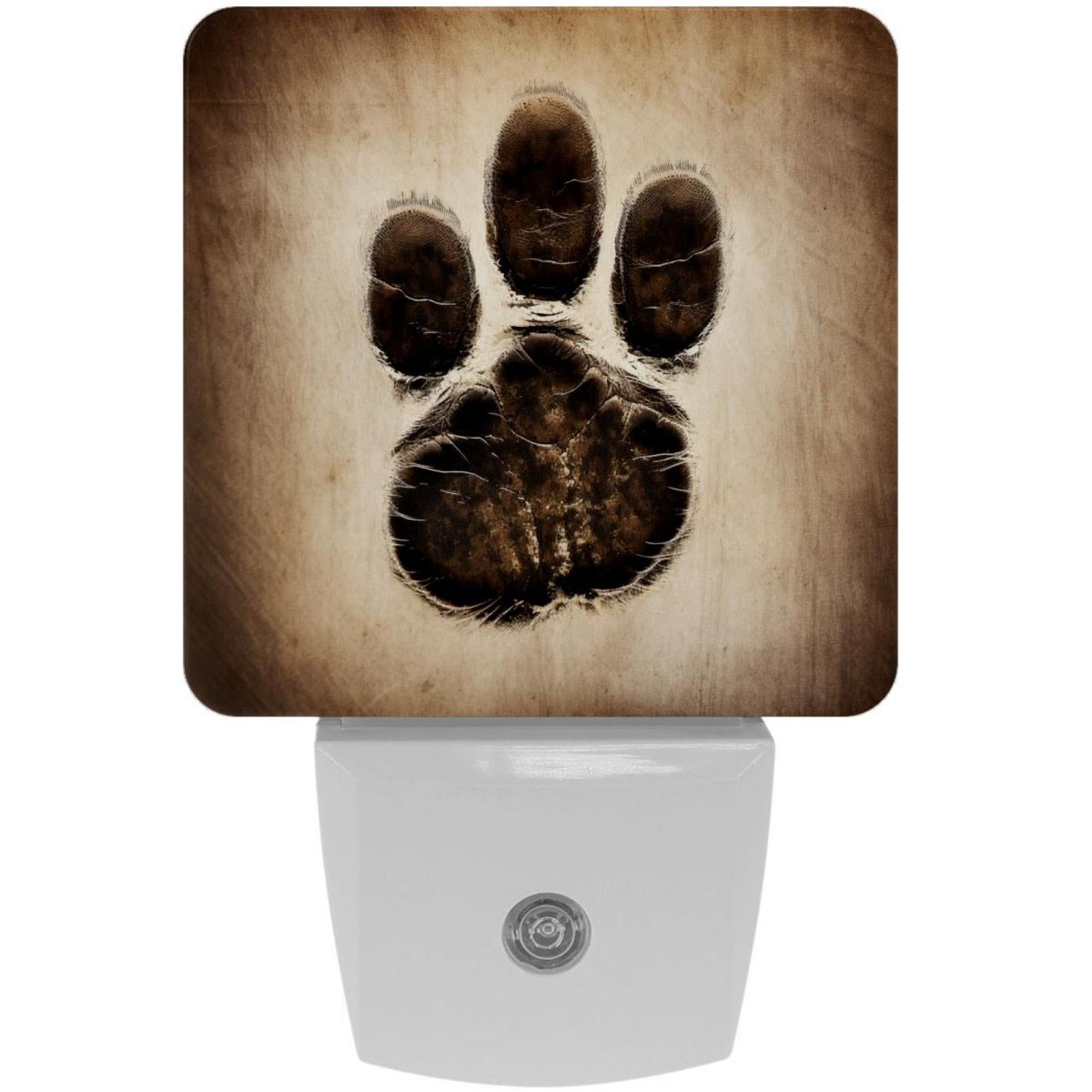 Paw prints LED Square Night Lights - Stylish and Energy-Efficient Room ...