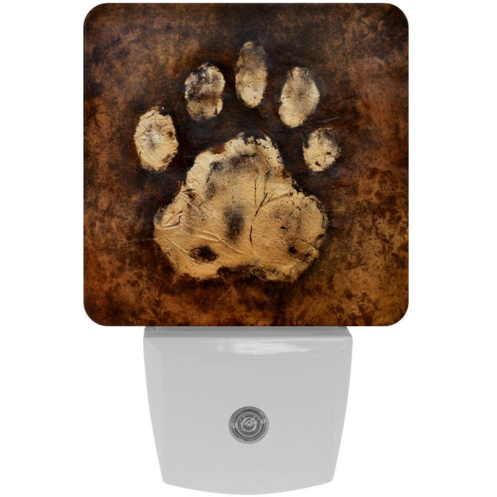 Paw prints LED Square Night Lights - Stylish and Energy-Efficient Room ...