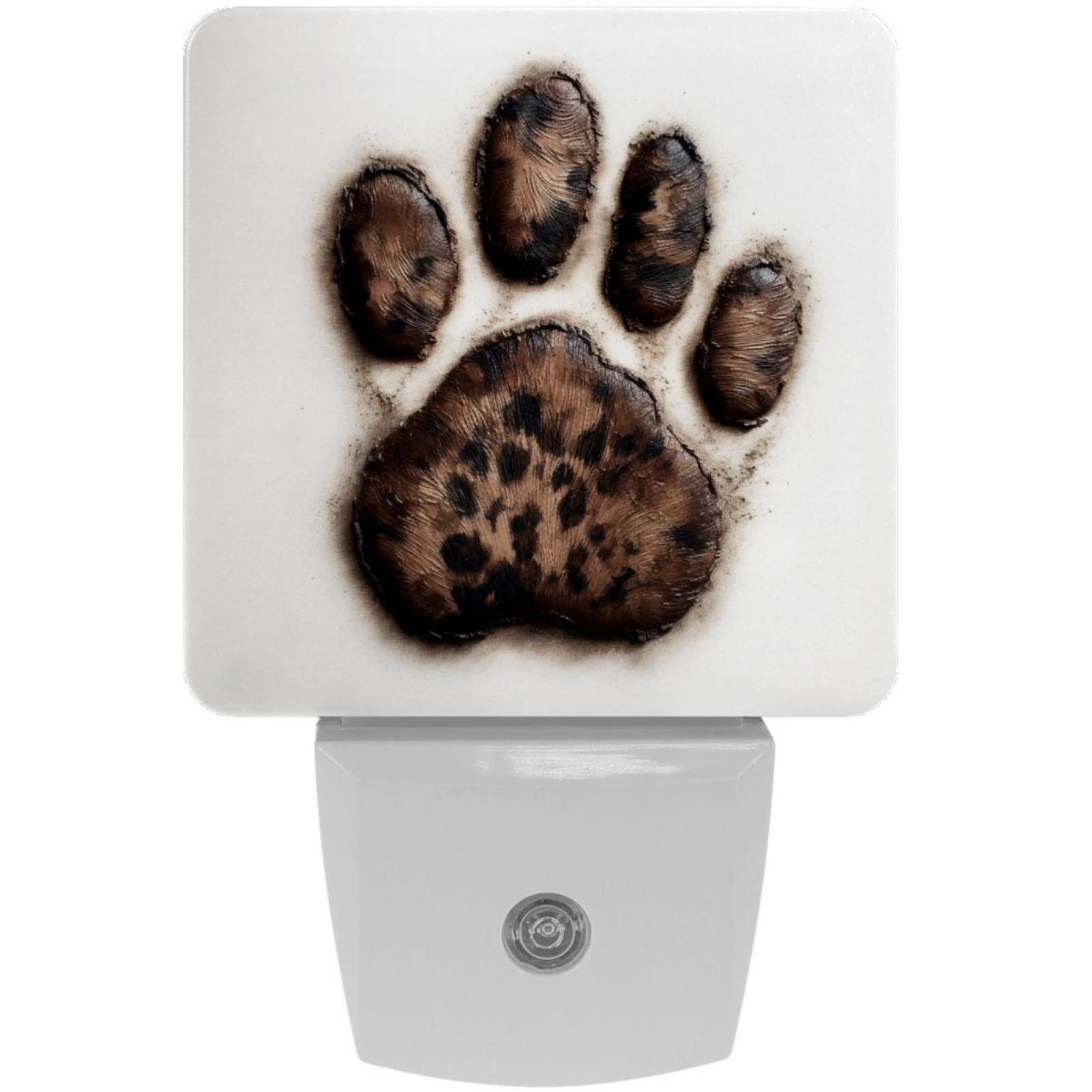 Paw prints LED Square Night Lights - Stylish and Functional Nightlight ...