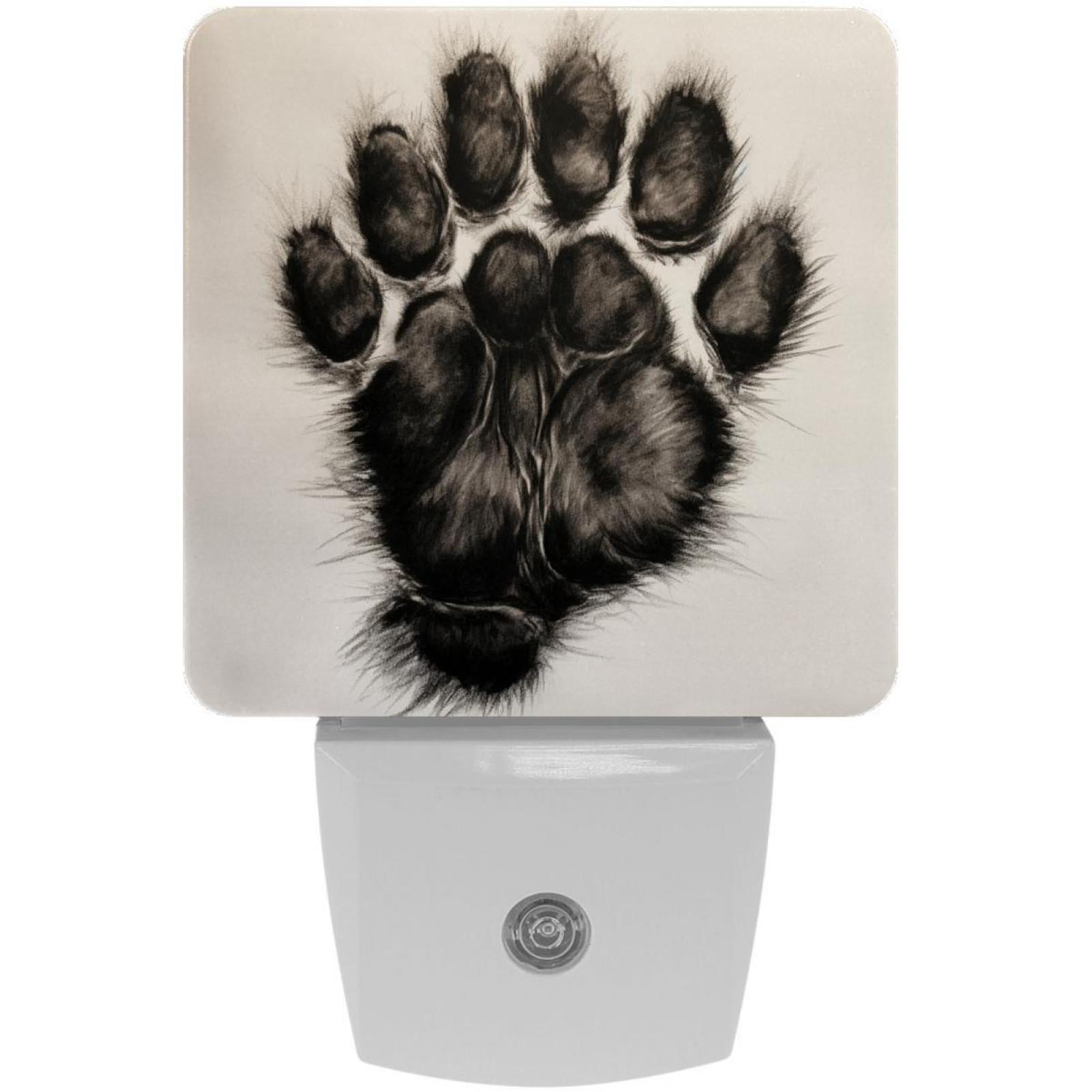Paw prints LED Square Night Lights with Motion Sensor - Modern and ...