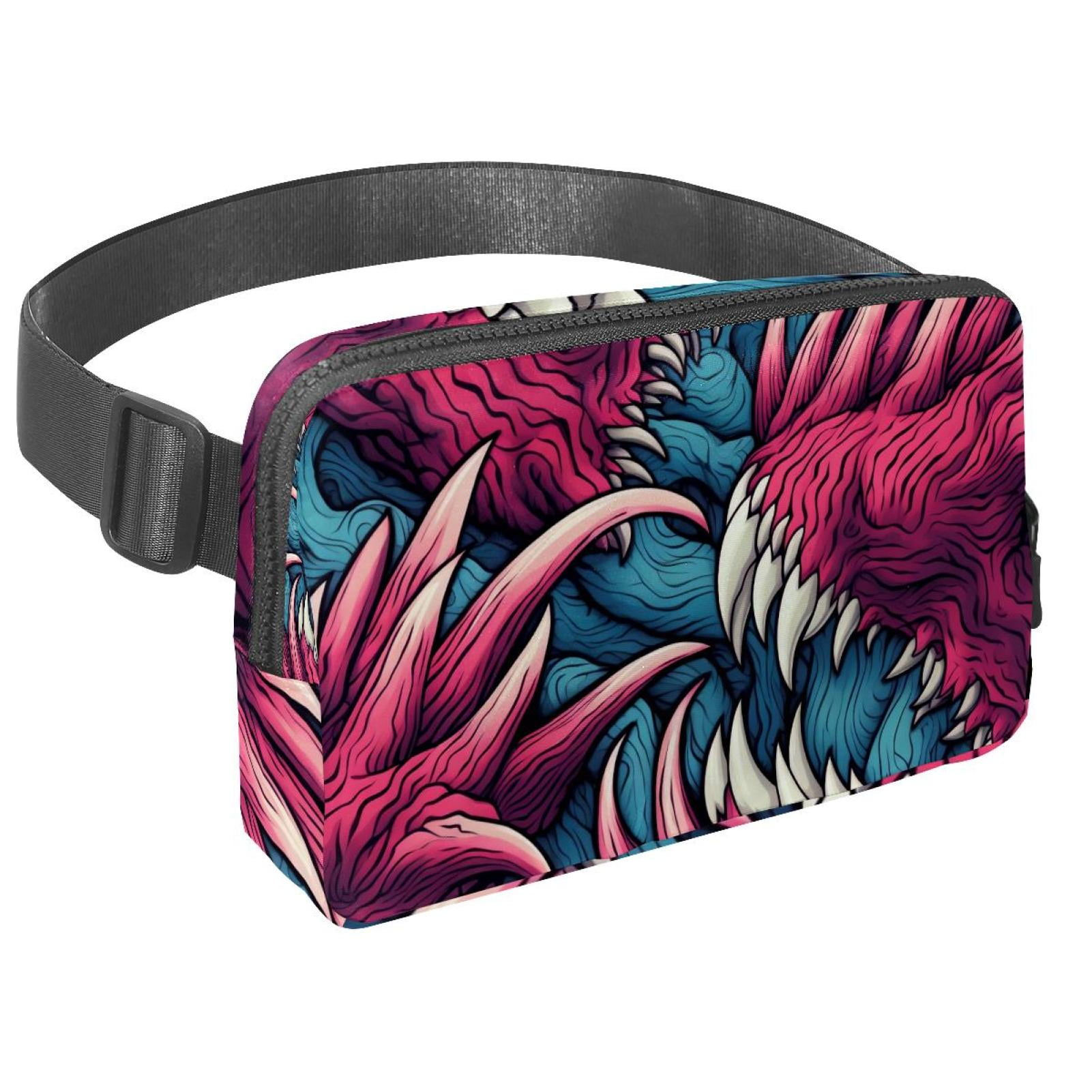 Paw prints Lightweight Adjustable Waist Bag with Extension Strap ...