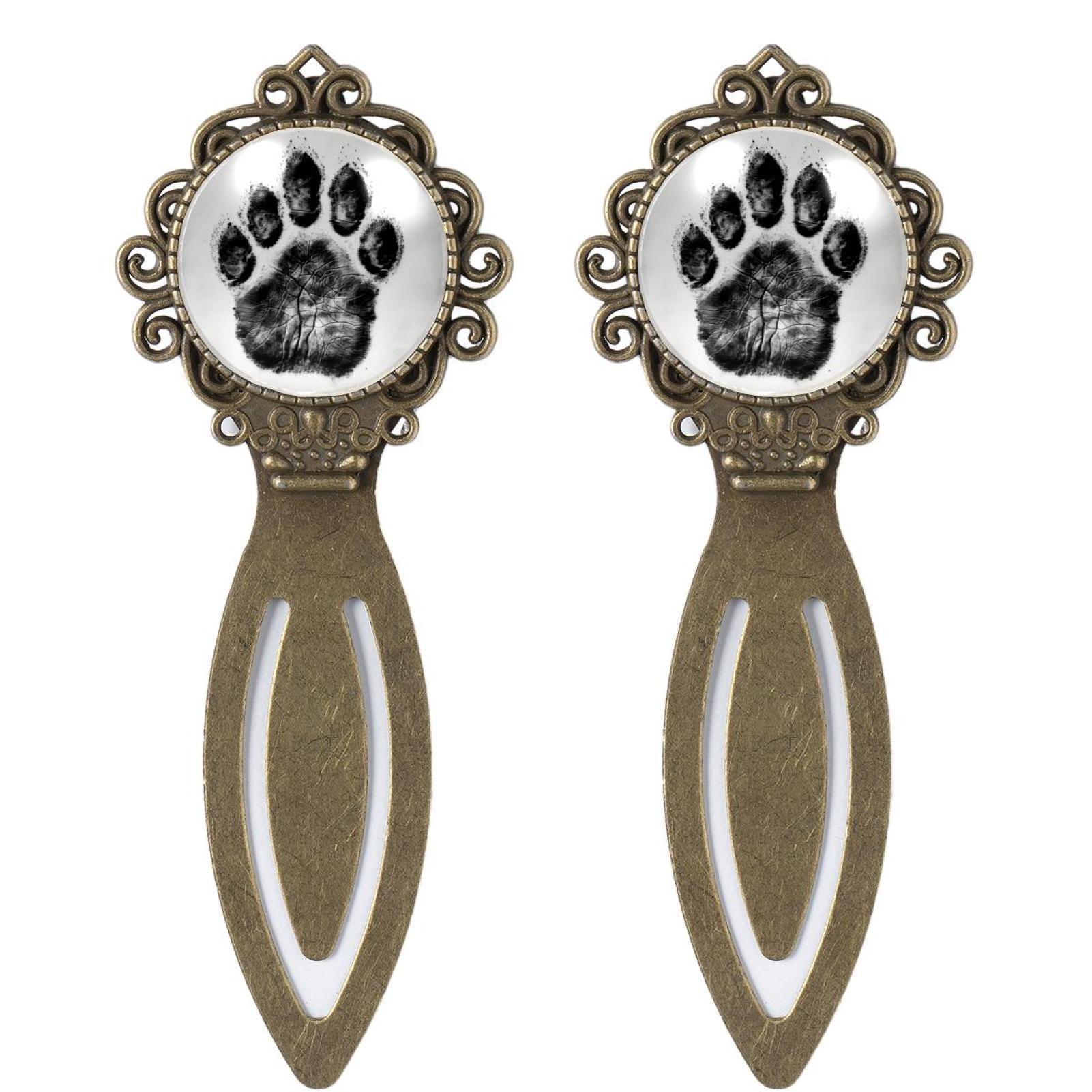 Paw prints Vintage Copper-Colored Lace Bookmarks: Stainless Steel ...