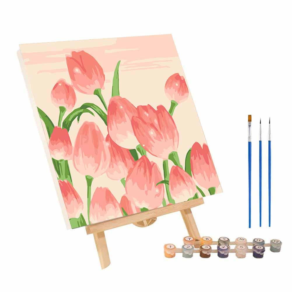 PawCasa Child Painting Paint by mbers Scenery Oil Painting Dective ...