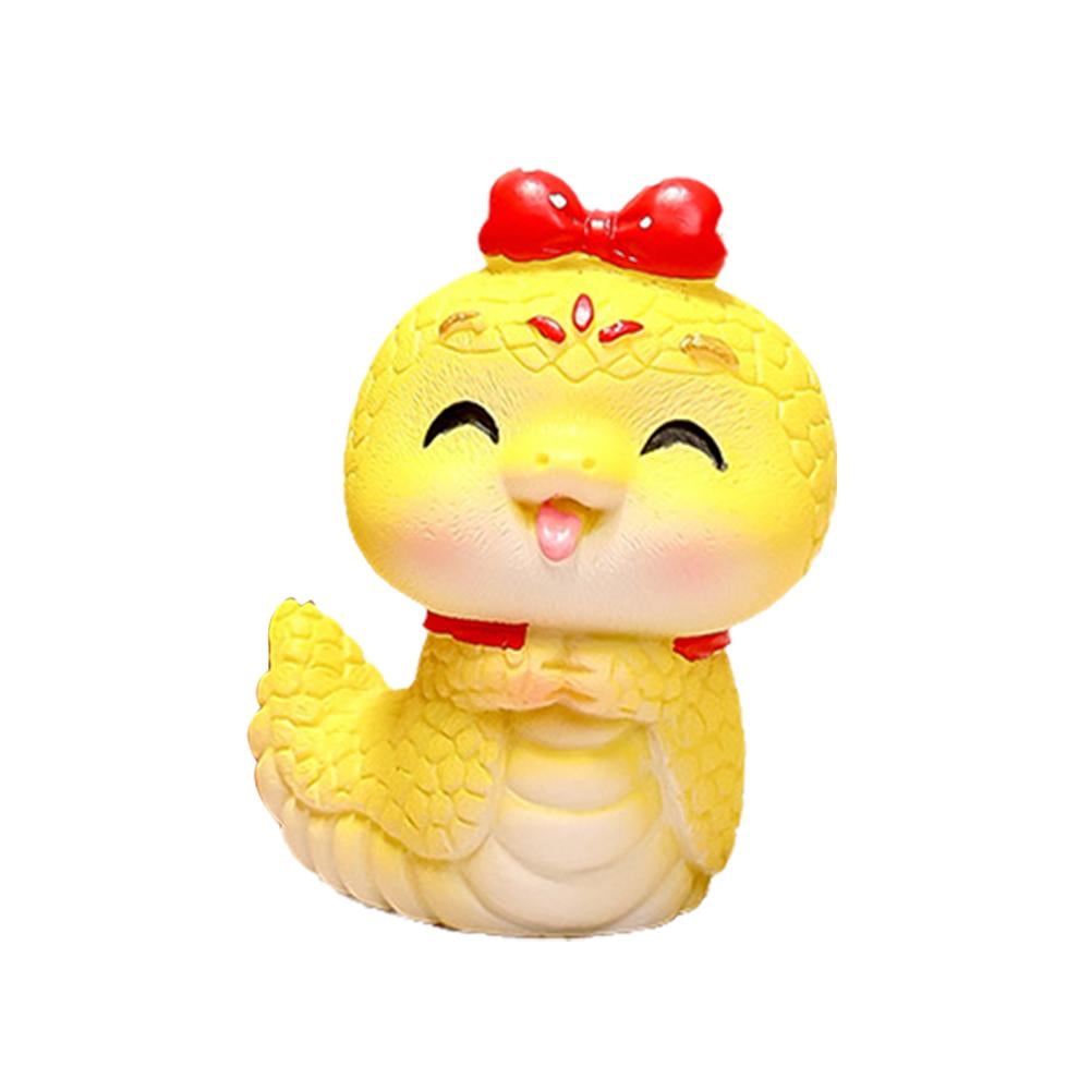 PawCasa Handmade Snake Figurine Statue 2025 Resins Snake New Years ...