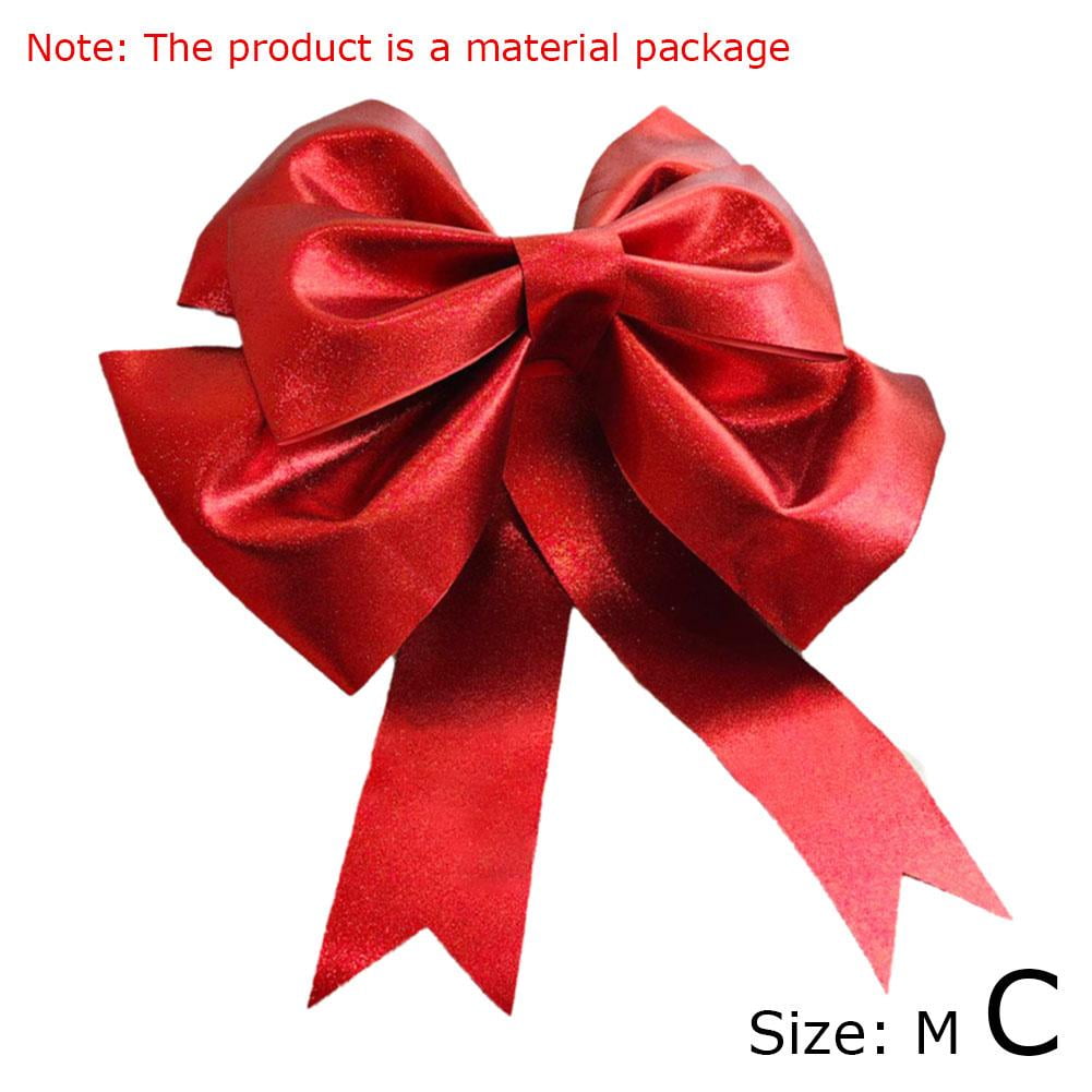 PawCasa Large Red Giant Bow Handmade DIY Bow Christmas Bows Giant Bows ...