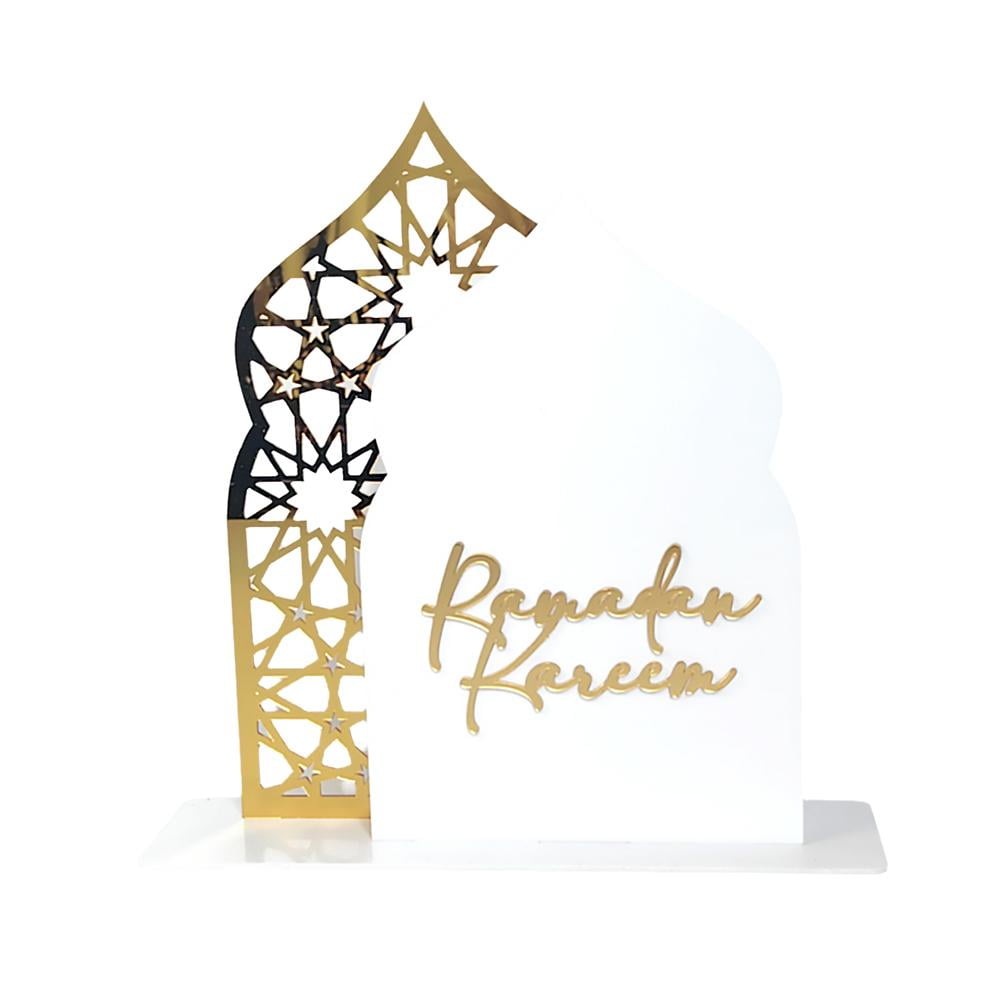 PawCasa Ramadan Decorations for Table Sign Eid Mubarak Table Decor ...