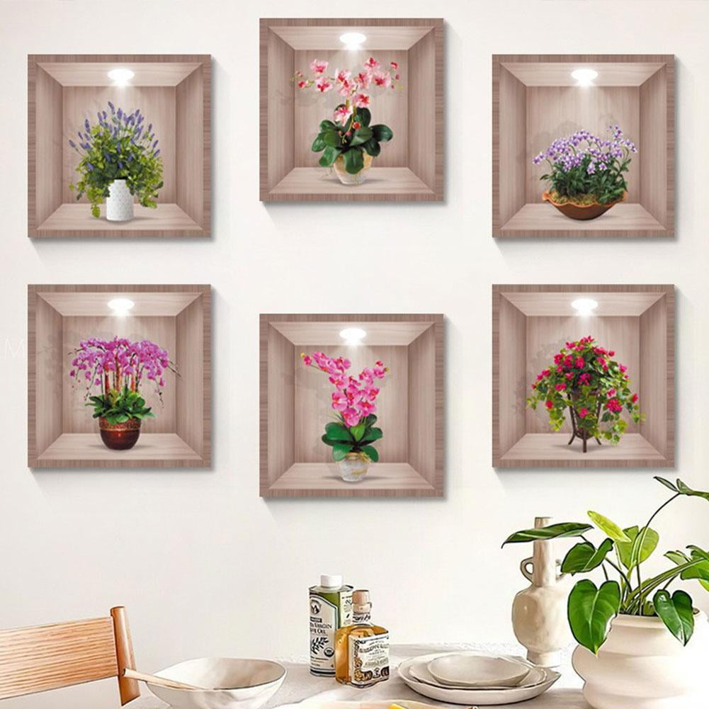 PawCasa Selfadhesive 3D Wall er Dective Painting PVC Decals DIY Stier D ...