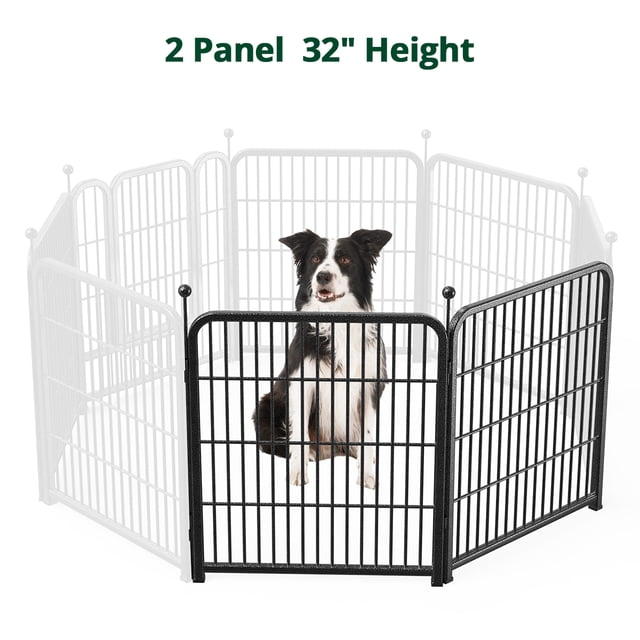 PawGiant 32Inch Heavy Duty Dog Playpen, Indoor/Outdoor Puppy Exercise ...