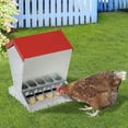 PawHut Automatic Chicken and Poultry No-Waste Feeder with Protective ...