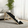 "PawHut Indoor Pet Ramp for Small Puppies, Large Dogs, Non-Slip Carpet ...