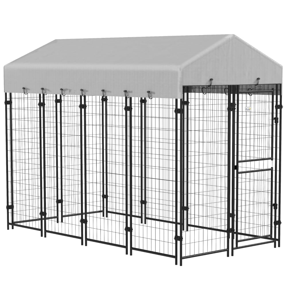 PawHut Outdoor Dog Kennel Waterproof Cover Extra Large Dog Shelter ...