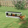 PawHut Large Chicken Wood Nesting Boxes for Up to 3 Chickens, Easy ...