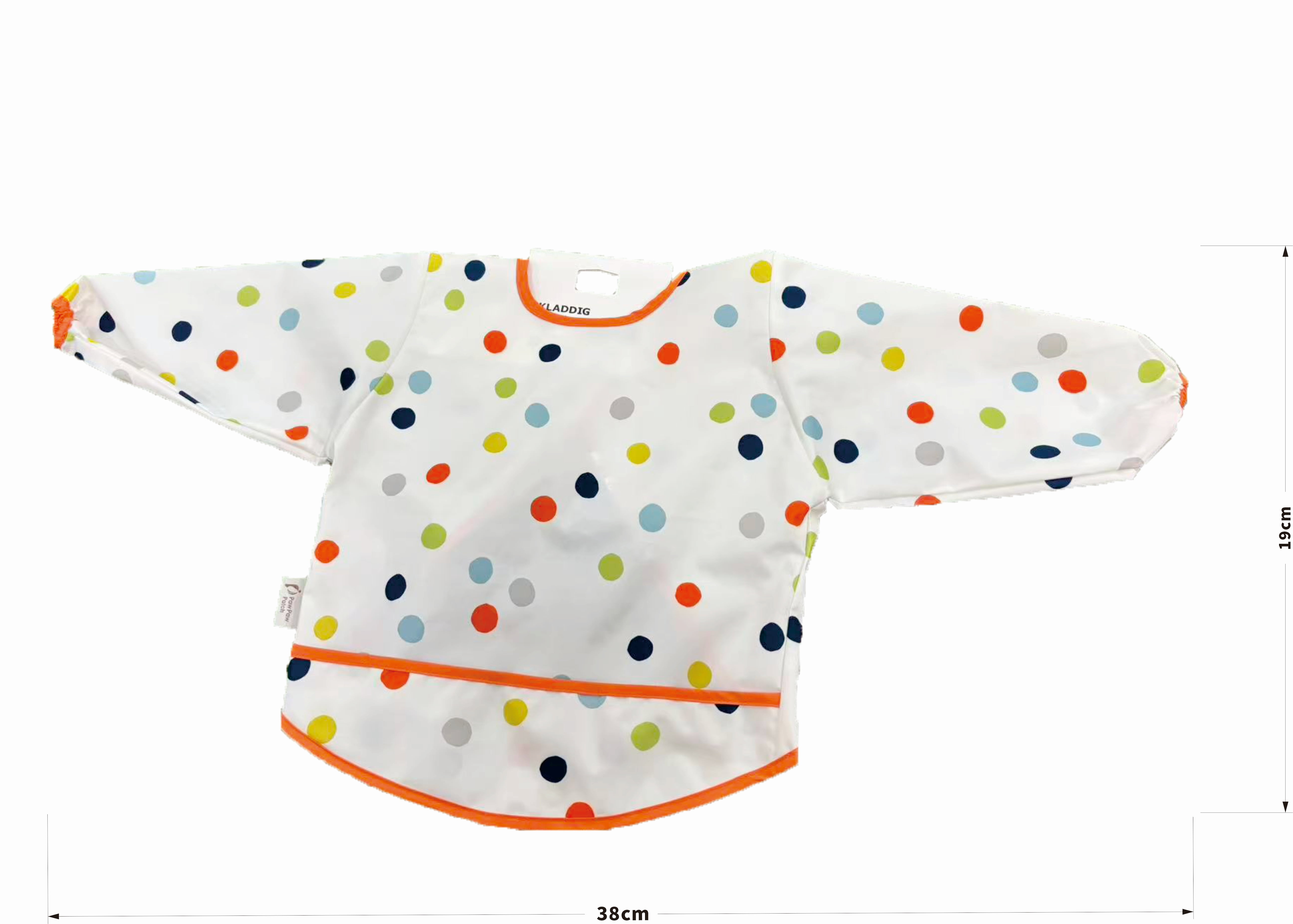 PawPawPatch kid's Art Smock - Mess-Free Creative Play,white - Walmart.com