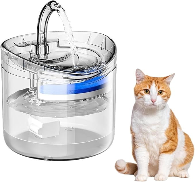 PawTech 1.8L Smart Pet Water Fountain USB Powered Automatic Circulation ...