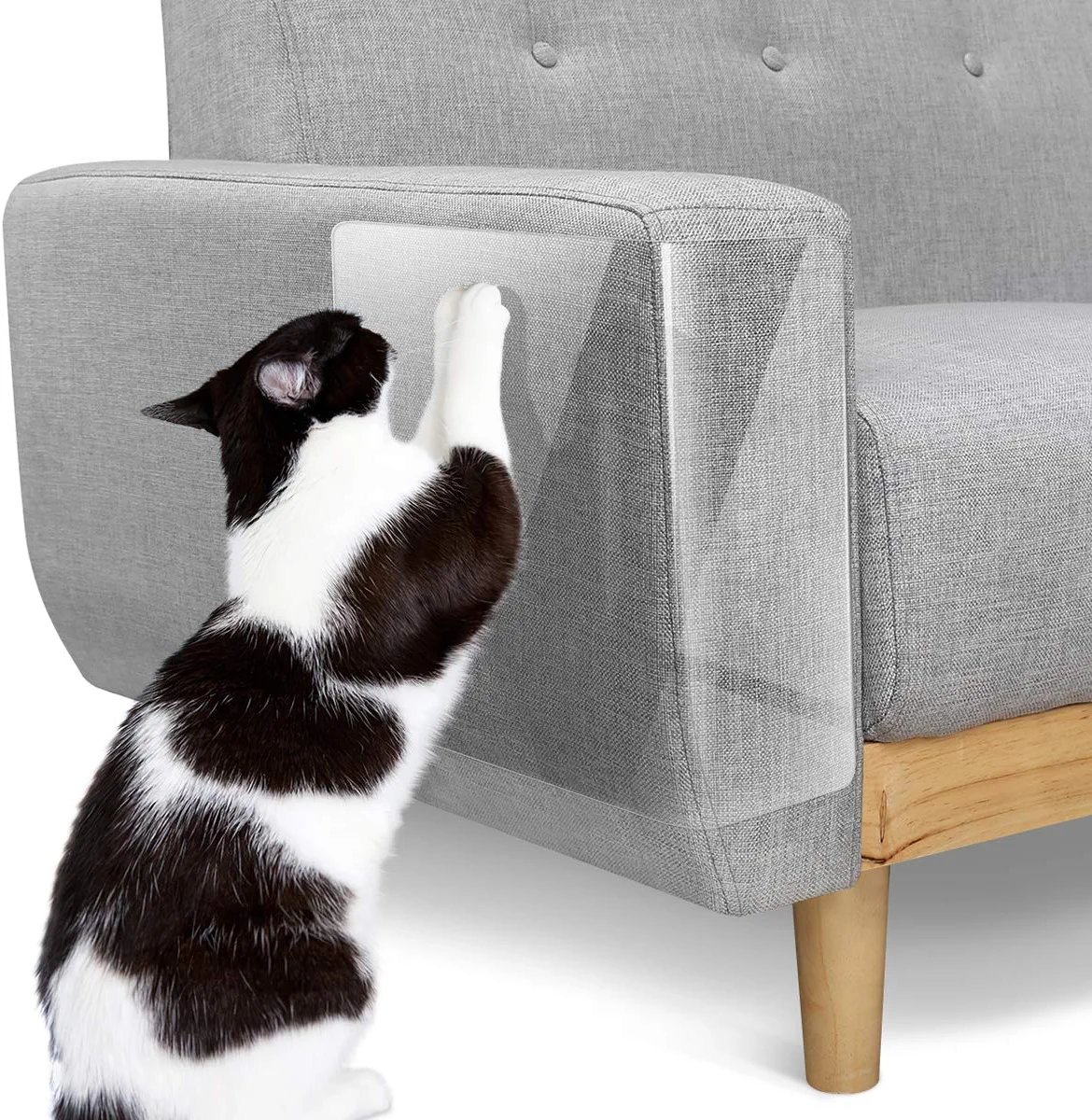 Pawaboo Cat Scratch Tape, Transparent Scratch-Resistant Furniture ...