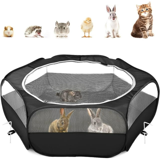 Pawaboo Small Animals Playpen, Waterproof Small Pet Cage Tent with ...