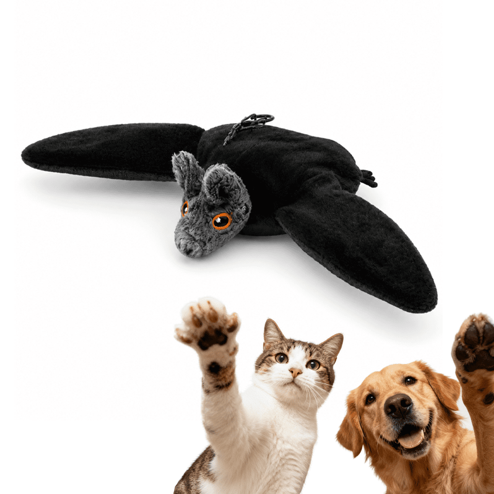 Pawbat Flying Bat Dog Toy, Interactive Bird-Like Motion & Realistic ...