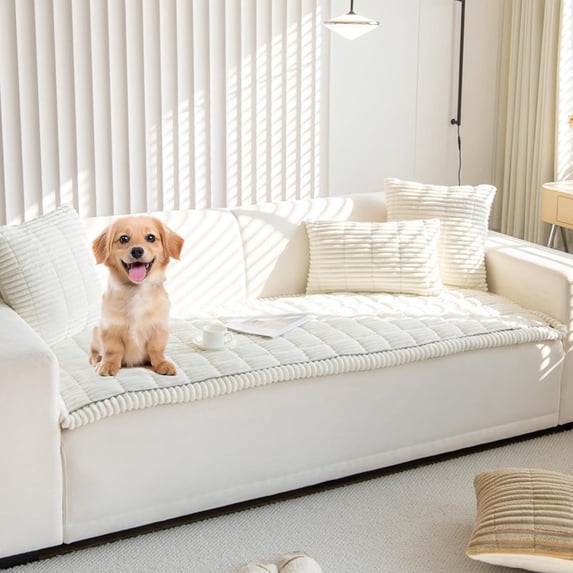 Pawcart Couch Cover, Paw Lounge Plush Pet Couch Cover, Soft Comfort ...