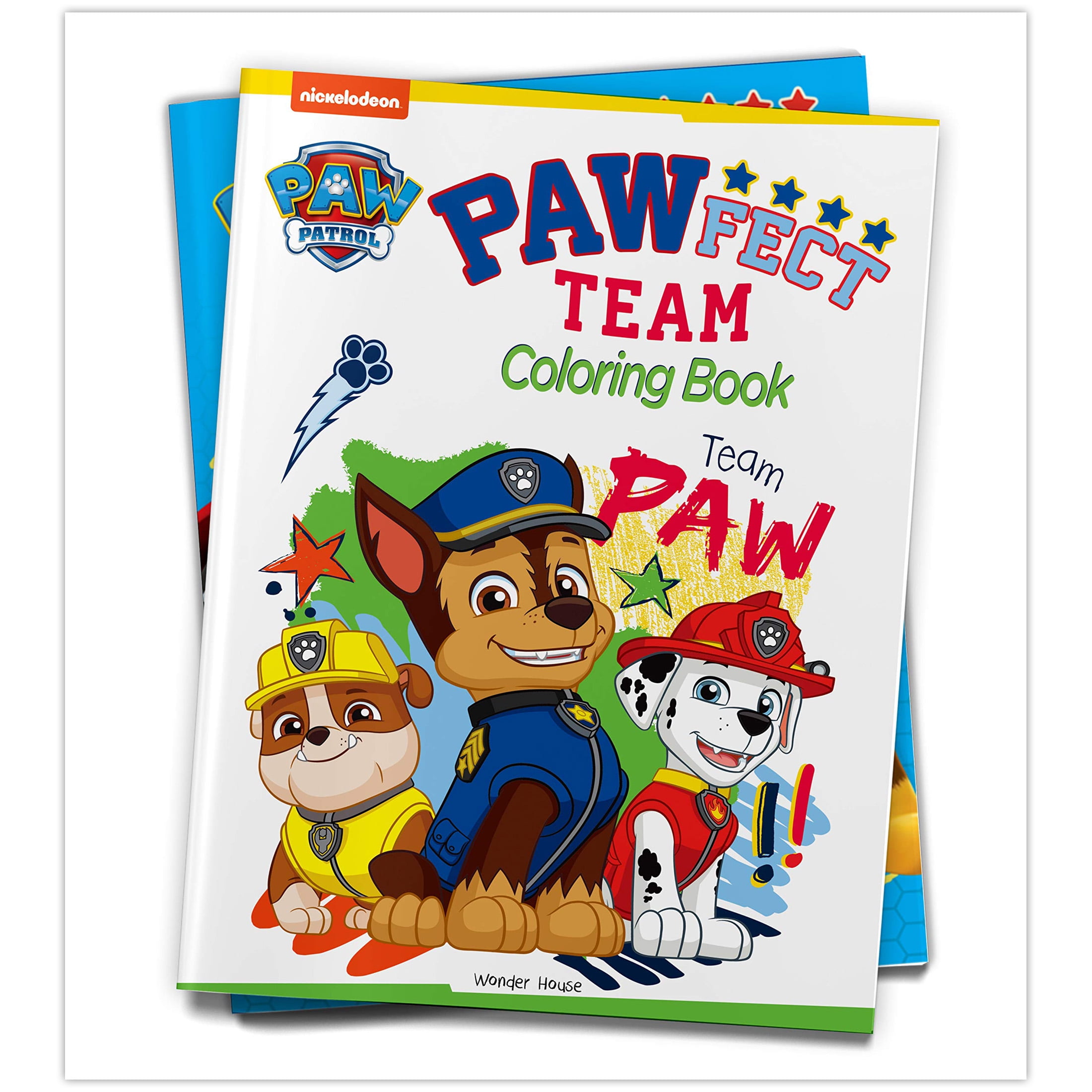 Pawfect Team: Paw Patrol Coloring Book for Kids by Wonder House Books ...