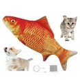 PawfectPals Touch Sensitive Realistic Orange Floppy Dancing Cat Kicker ...