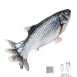 PawfectPals Touch Sensitive Realistic Silver Floppy Dancing Cat Kicker ...