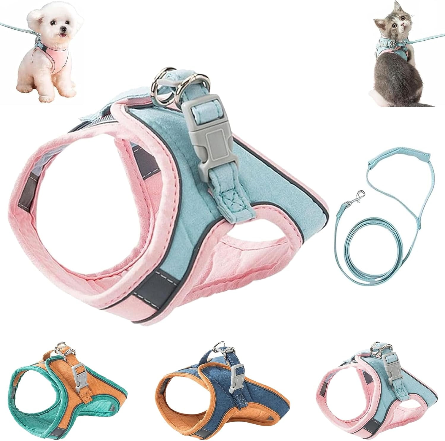 Pawfectly Safe Cat Harness and Leash Set, Pawfectly Harness, Breathable ...