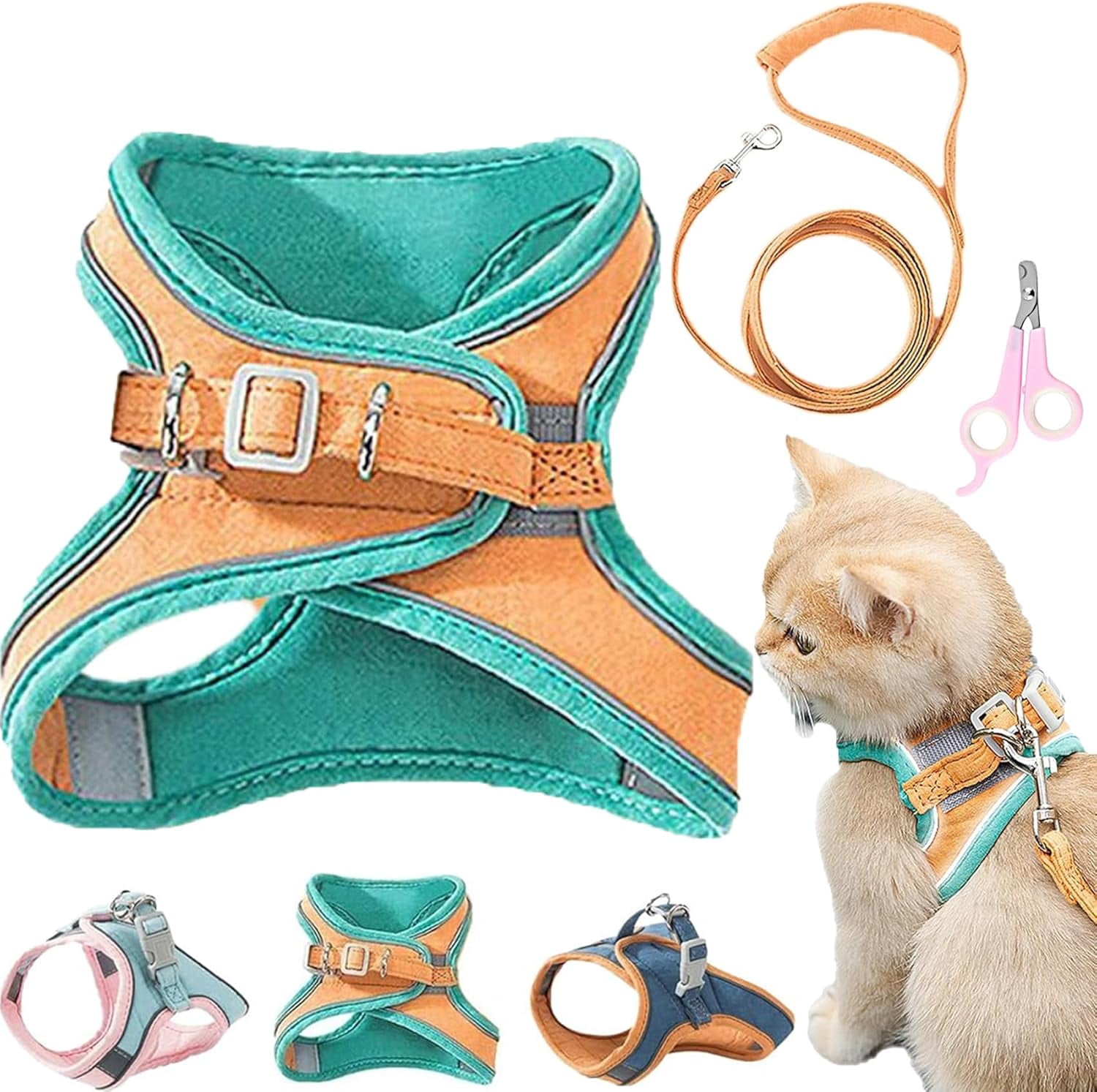 Pawfectly Safe Cat Harness and Leash Set, Pawfectly Harness, No Pull ...