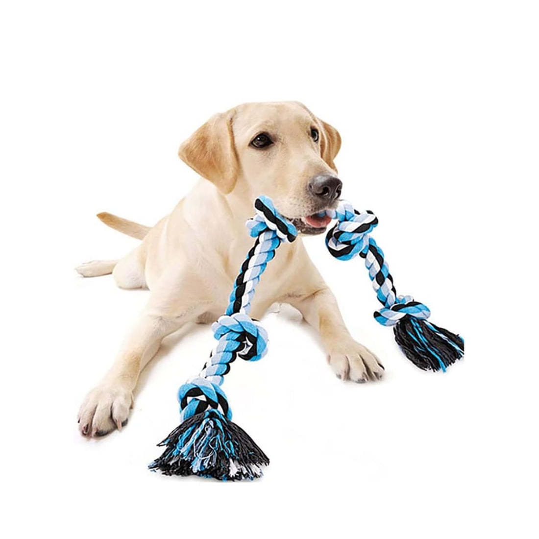 Pawfectpals Tough Twisted Dog Chew Pull Rope Teething Toy for Large ...