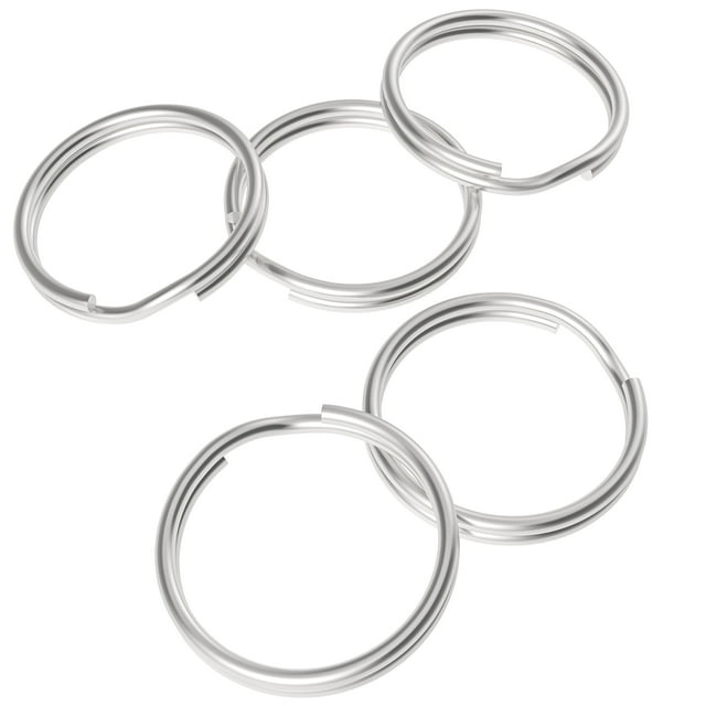 Pawfly 100 Pack 3/5 Inch Mini Split Jump Ring with Double Loops Small ...