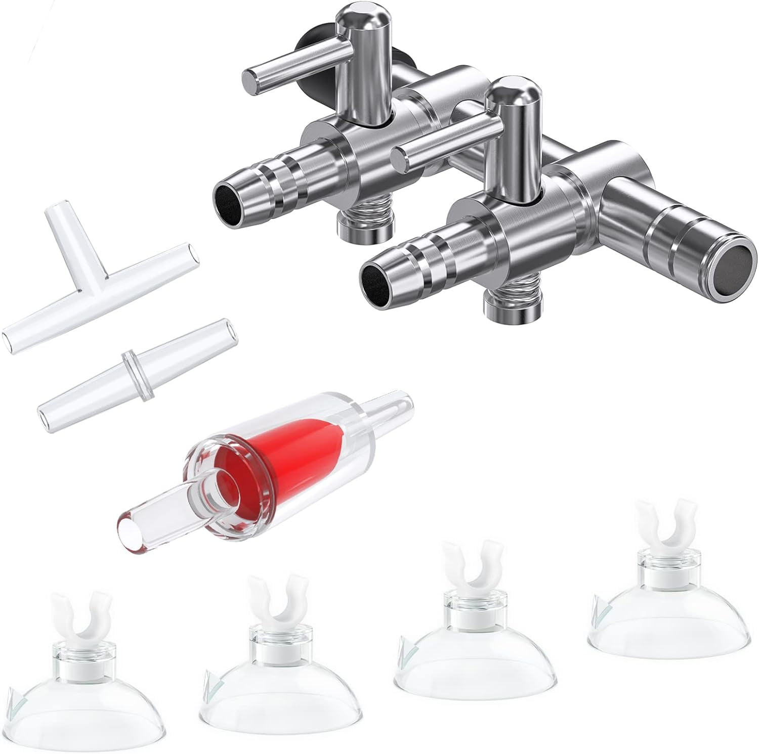 Pawfly 2-Way Aquarium Air Flow Control Lever Valve Manifold for Air ...